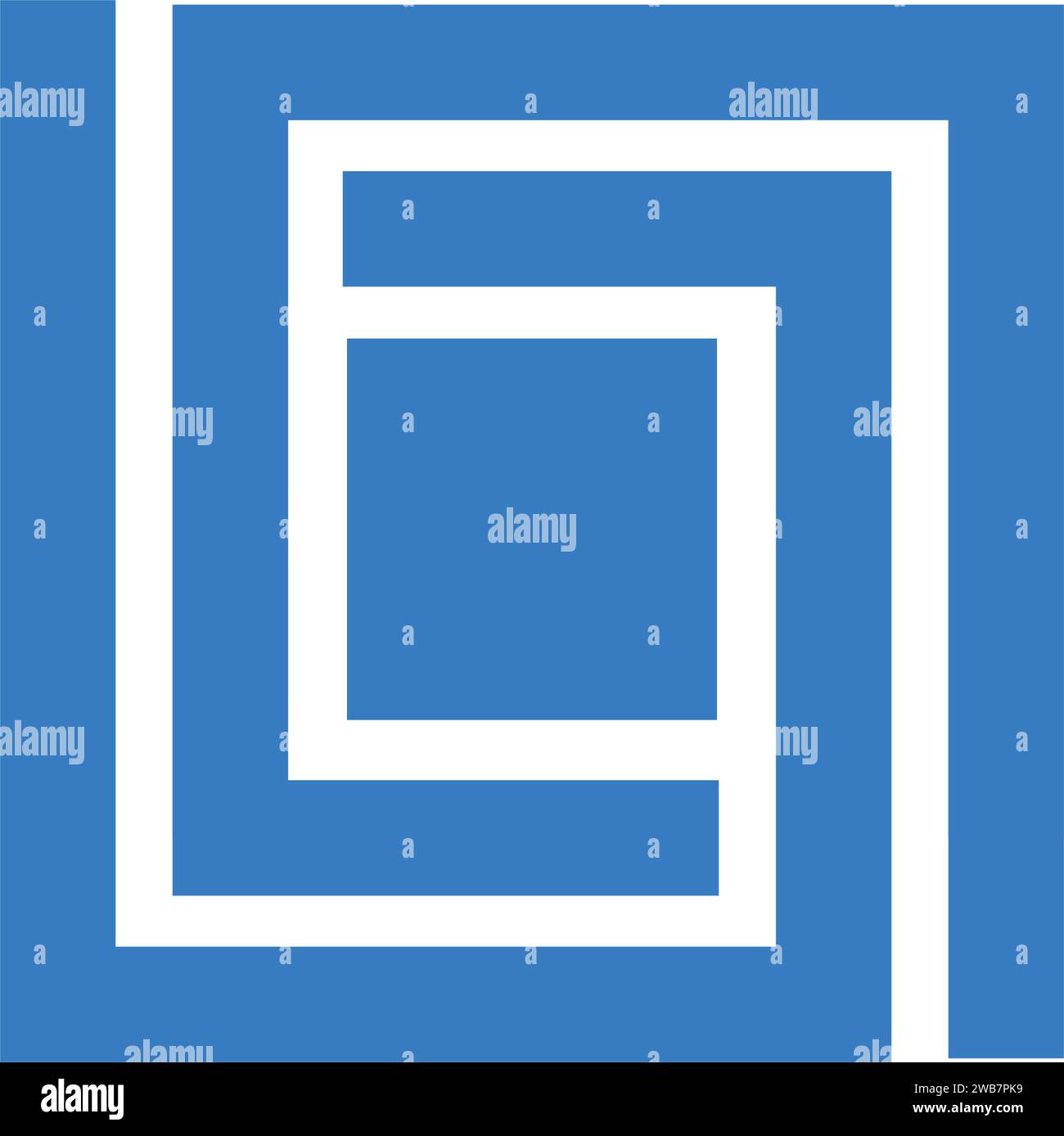 square logo icon vector illustration design Stock Vector Image & Art ...