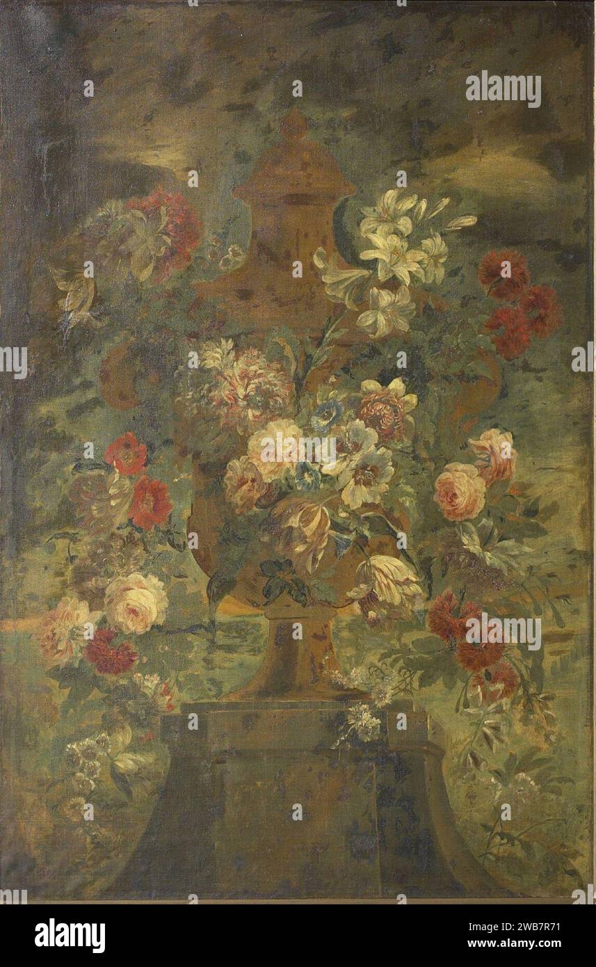 Willem Ignatius Kerricx - Still life of flowers1 Stock Photo - Alamy