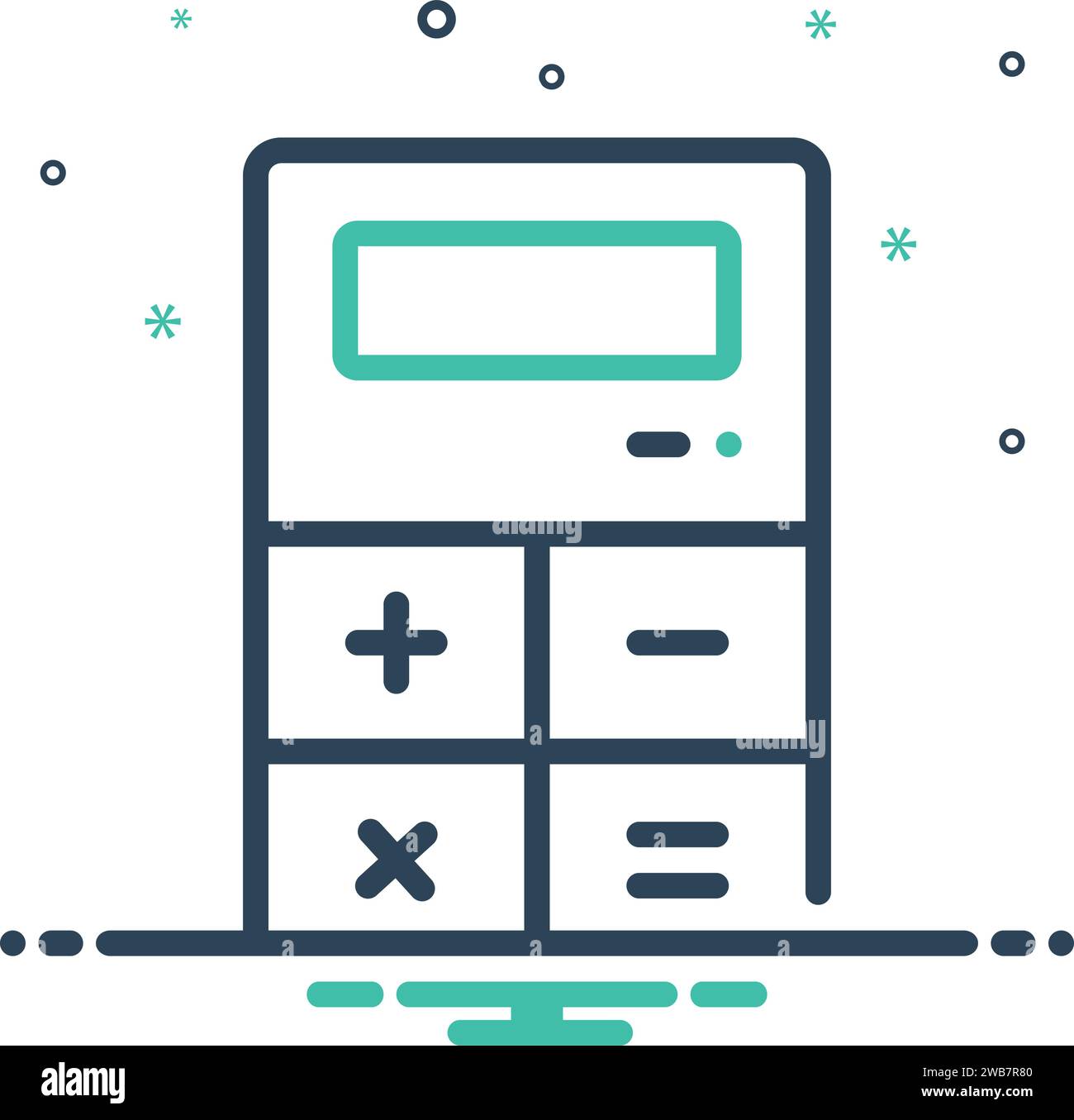 Smart calculator Cut Out Stock Images & Pictures - Alamy