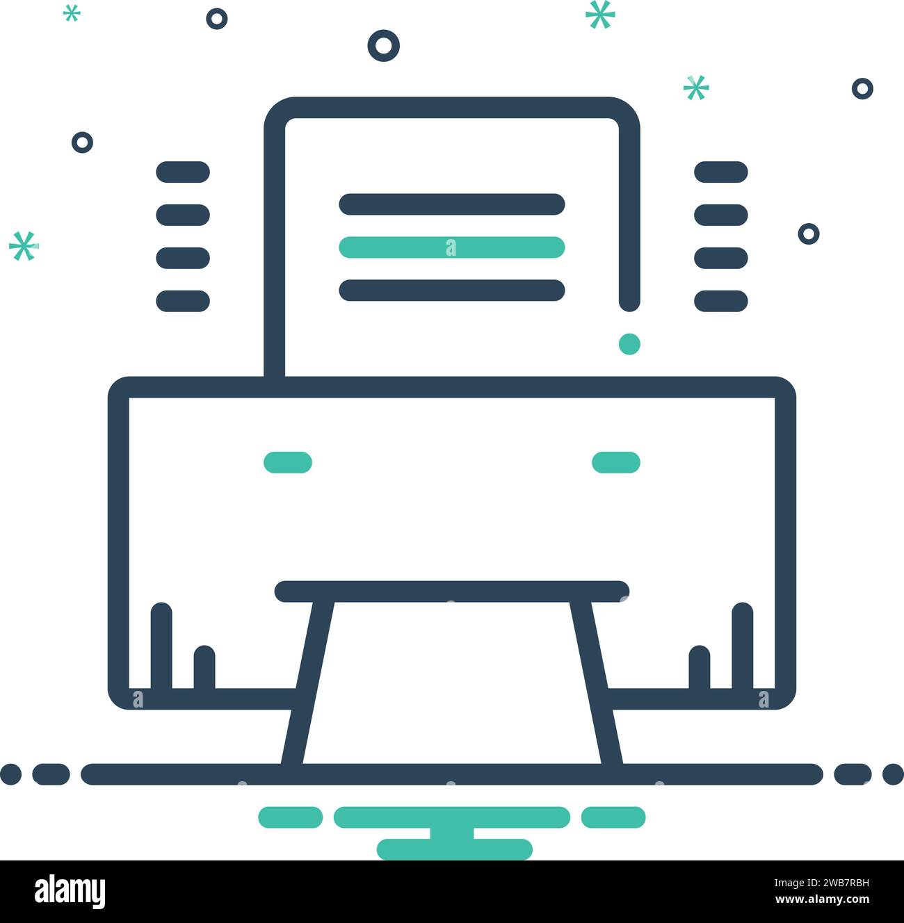 Print production icon Stock Vector Image & Art - Alamy