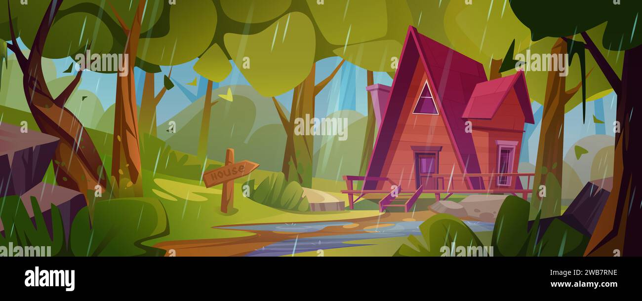 Log leading into water Stock Vector Images - Alamy