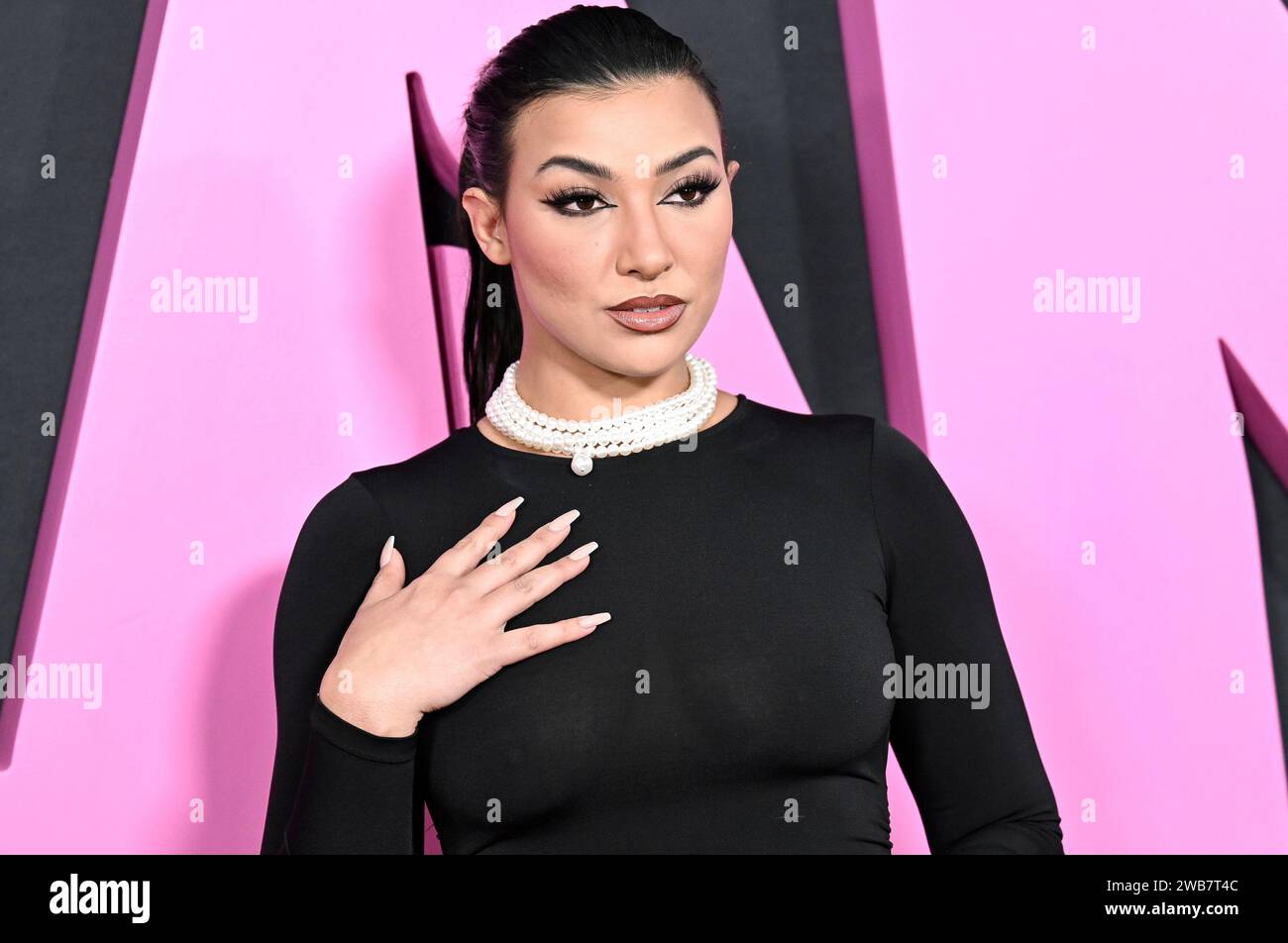 Nourhène attends the world premiere of "Mean Girls" at AMC Lincoln ...