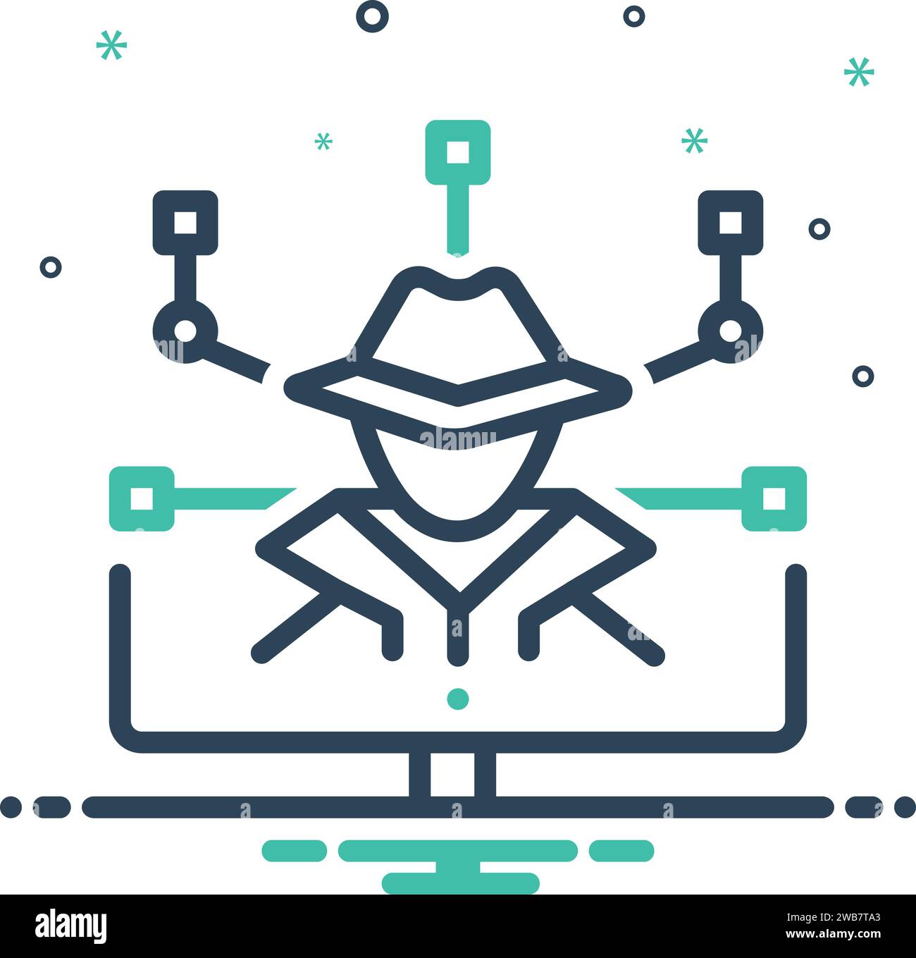 Cyber crime Stock Vector Images - Alamy