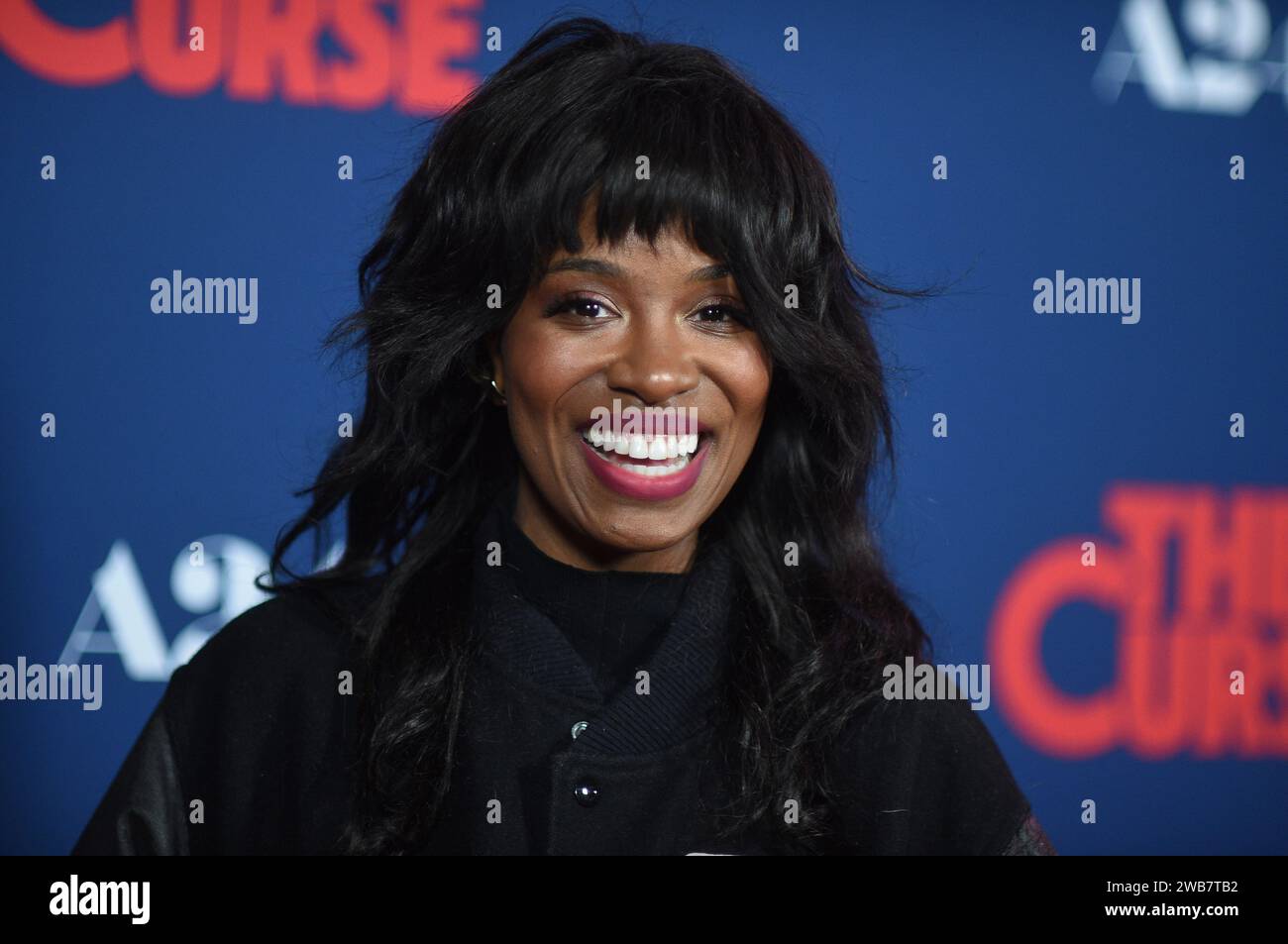 Akilah Hughes attends the season one finale celebration for "The Curse ...