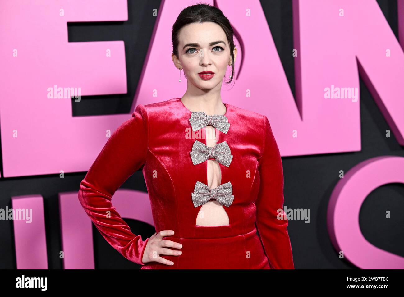 Allison Winn attends the world premiere of "Mean Girls" at AMC Lincoln ...