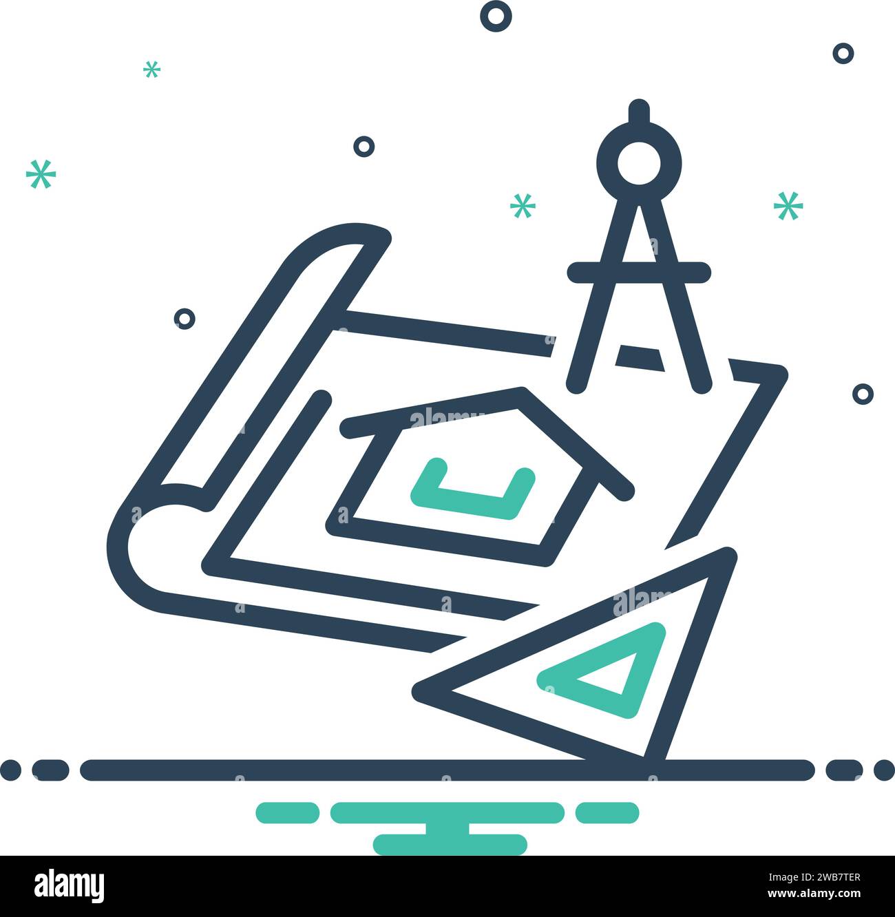 Icon for blueprints Stock Vector Image & Art - Alamy