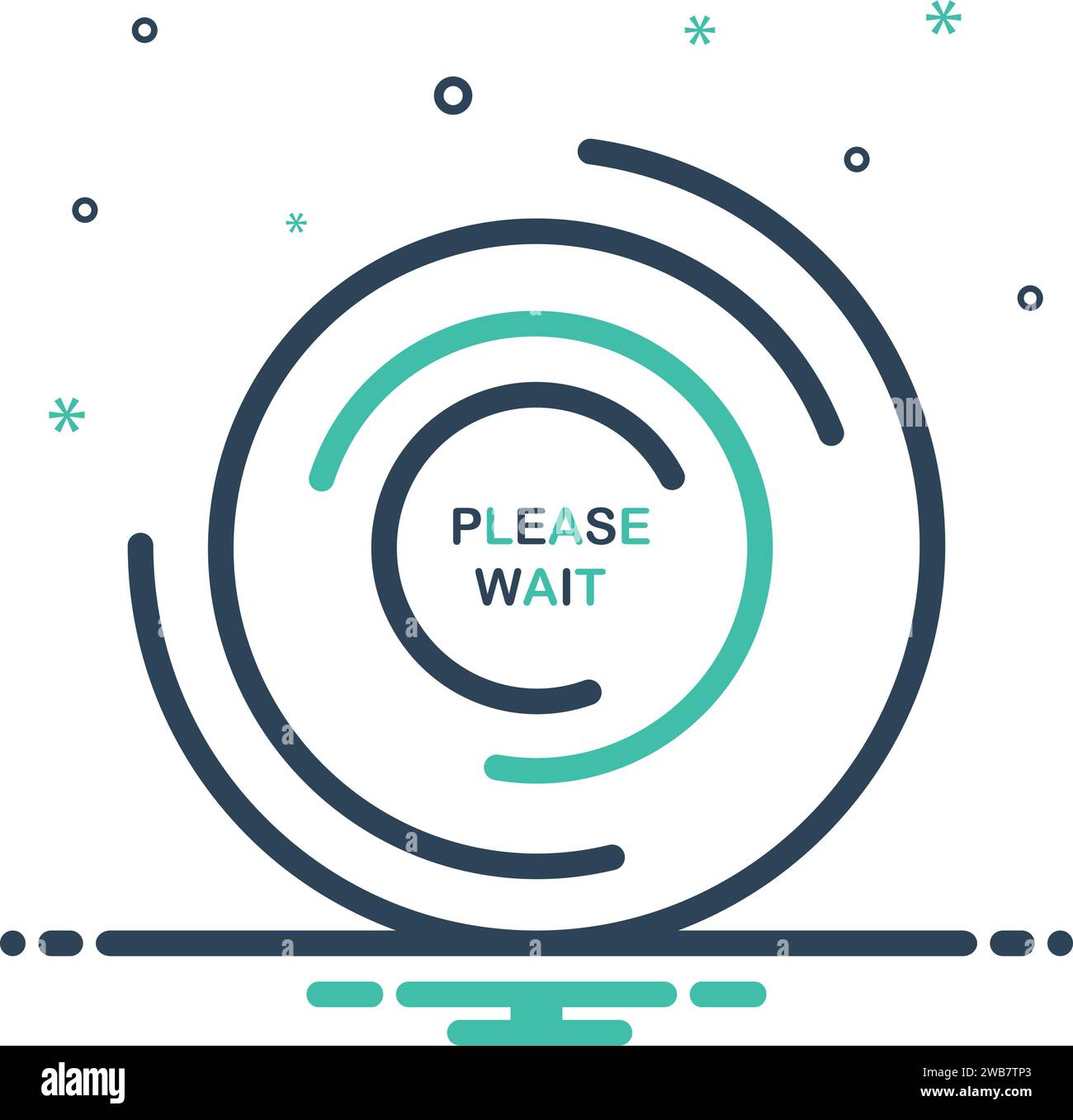 Icon for waiting,popup Stock Vector Image & Art - Alamy