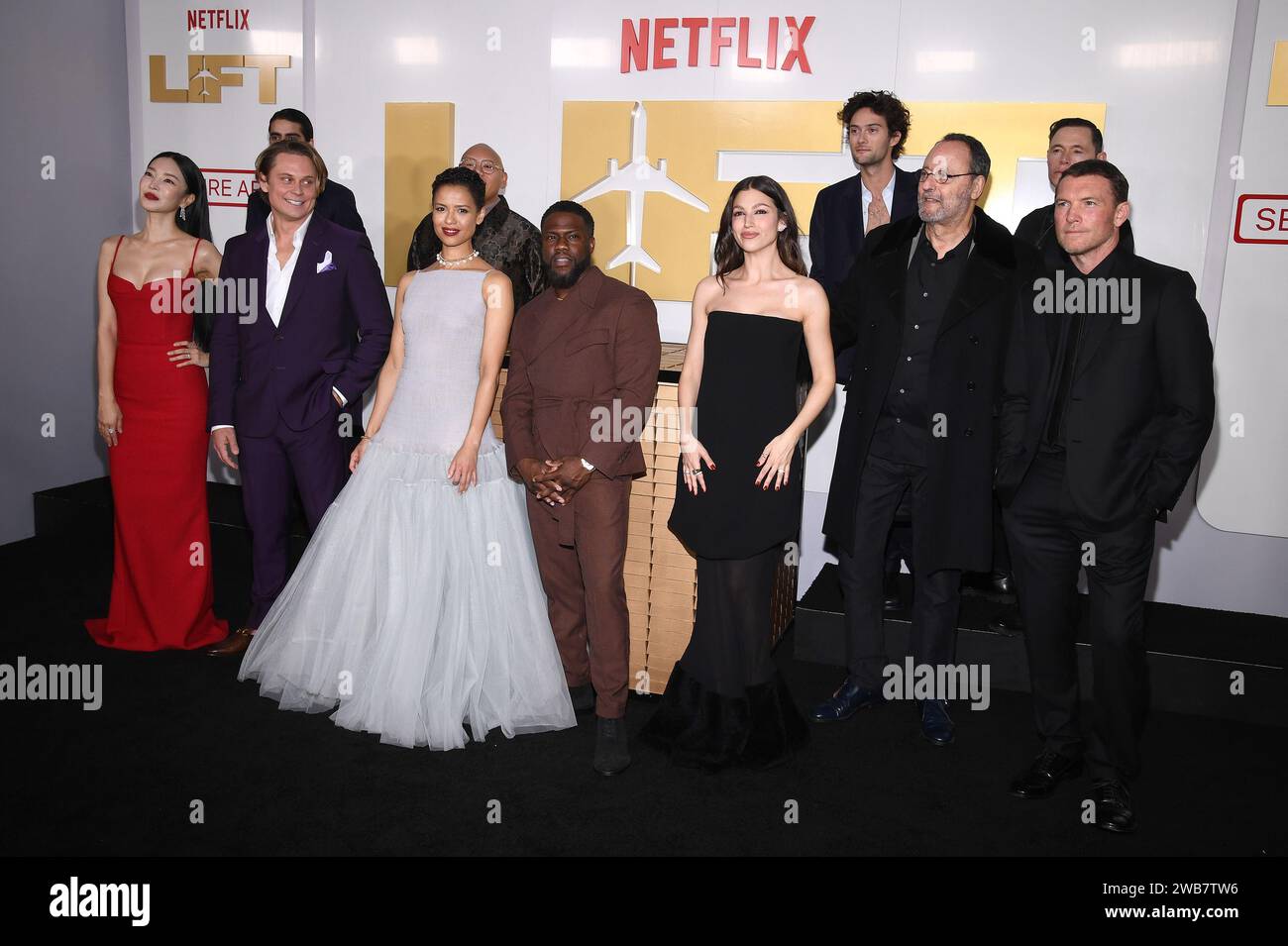 New York, USA. 08th Jan, 2024. (L-R) Viveik Kalra, Yun Jee Kim, Jacob ...