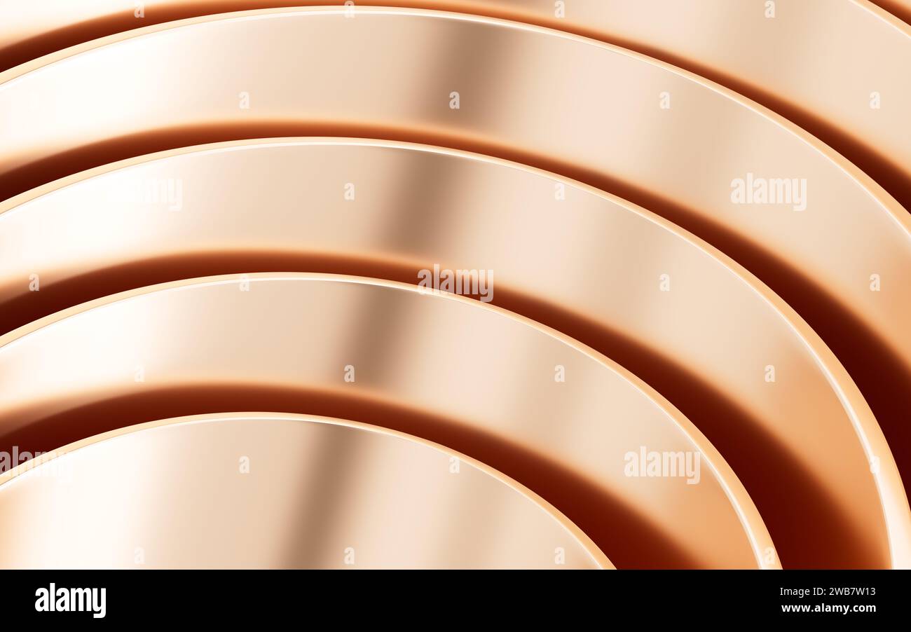 Abstract metal curve background,3d rendering. 3d illustration Stock Photo - Alamy