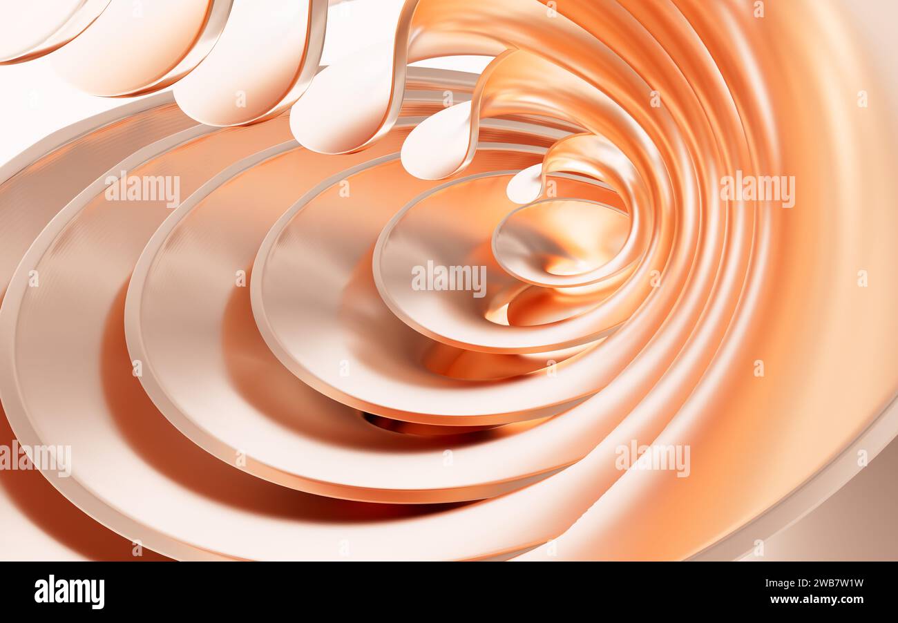 Abstract metal curve background,3d rendering. 3d illustration Stock Photo - Alamy
