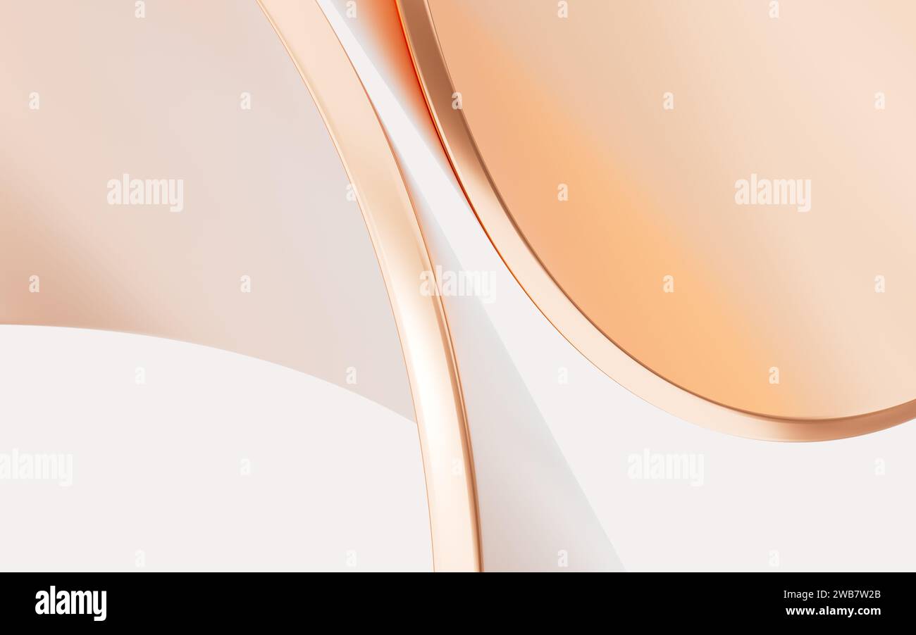 Abstract metal curve background,3d rendering. 3d illustration Stock Photo - Alamy