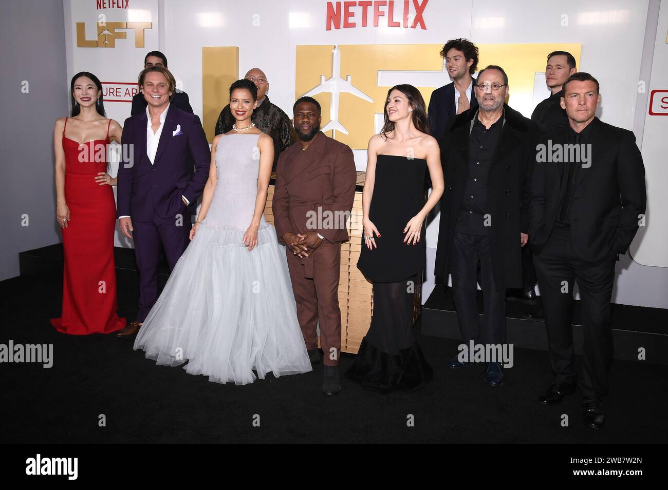 New York, USA. 08th Jan, 2024. (L-R) Viveik Kalra, Yun Jee Kim, Jacob ...
