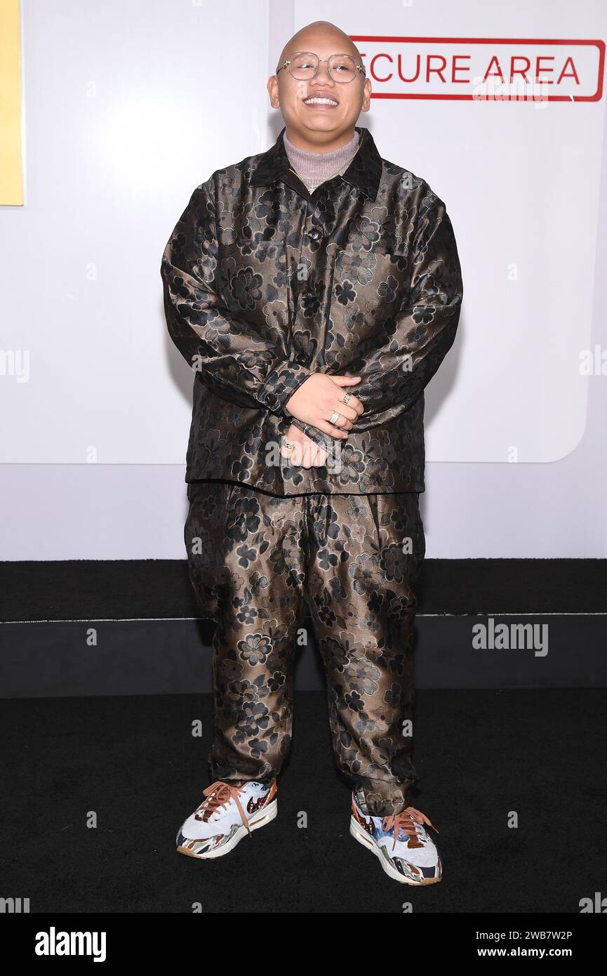 New York, USA. 08th Jan, 2024. Jacob Batalon attends the Netflix's ...