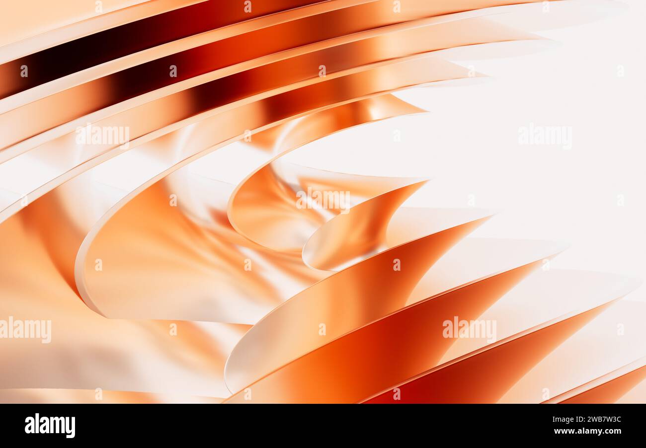 Abstract metal curve background,3d rendering. 3d illustration Stock Photo - Alamy