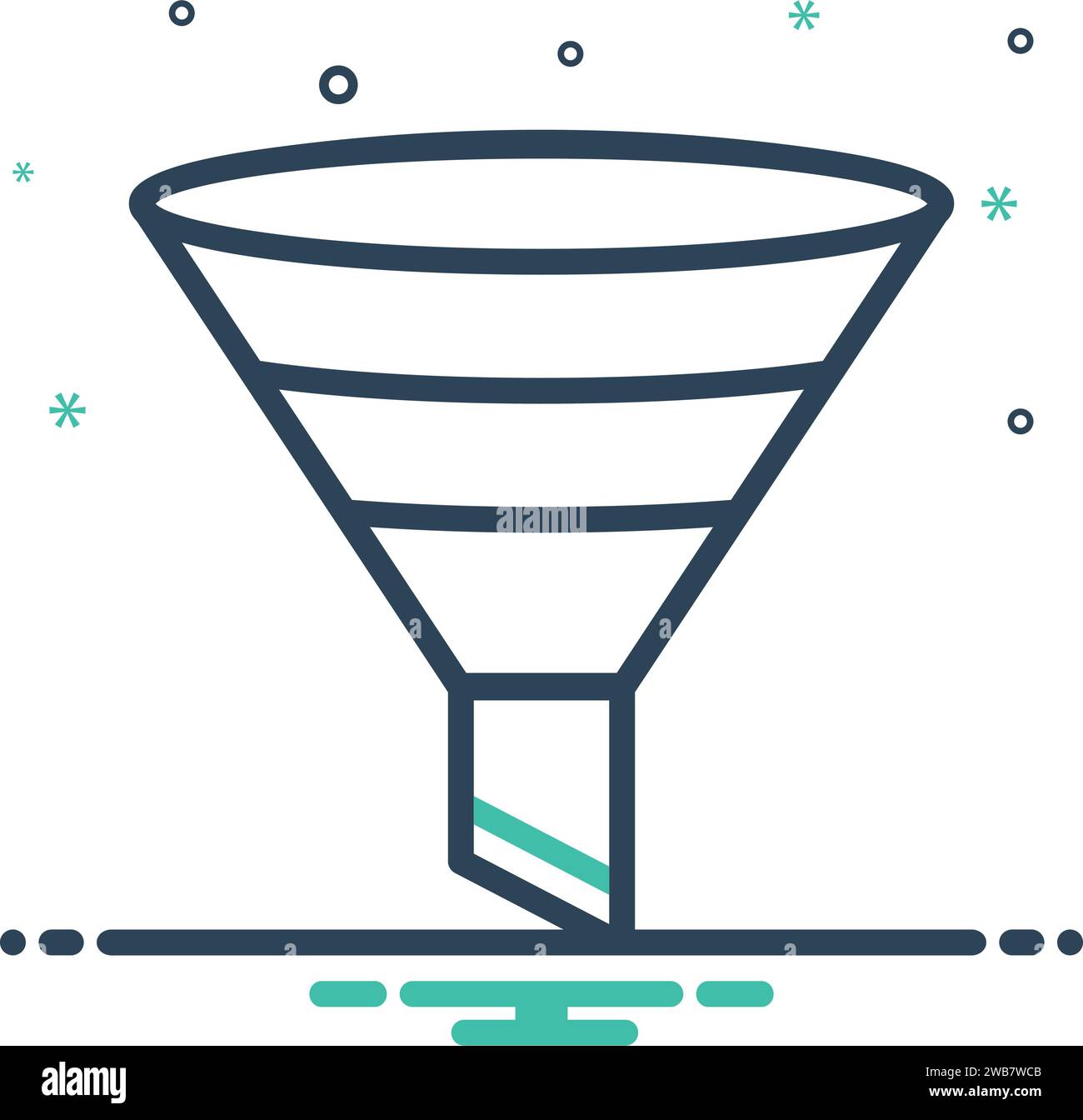 Filtration funnel Cut Out Stock Images & Pictures - Alamy