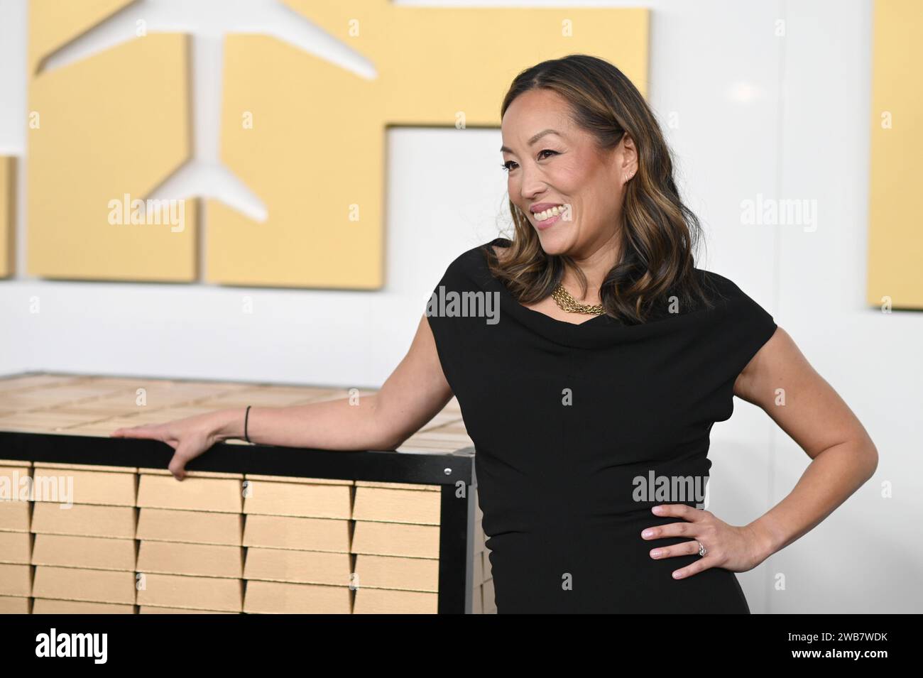New York, USA. 08th Jan, 2024. Audrey Chon attends the Netflix's 'Lift ...