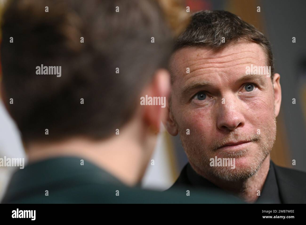 New York, USA. 08th Jan, 2024. Sam Worthington attends the Netflix's ...