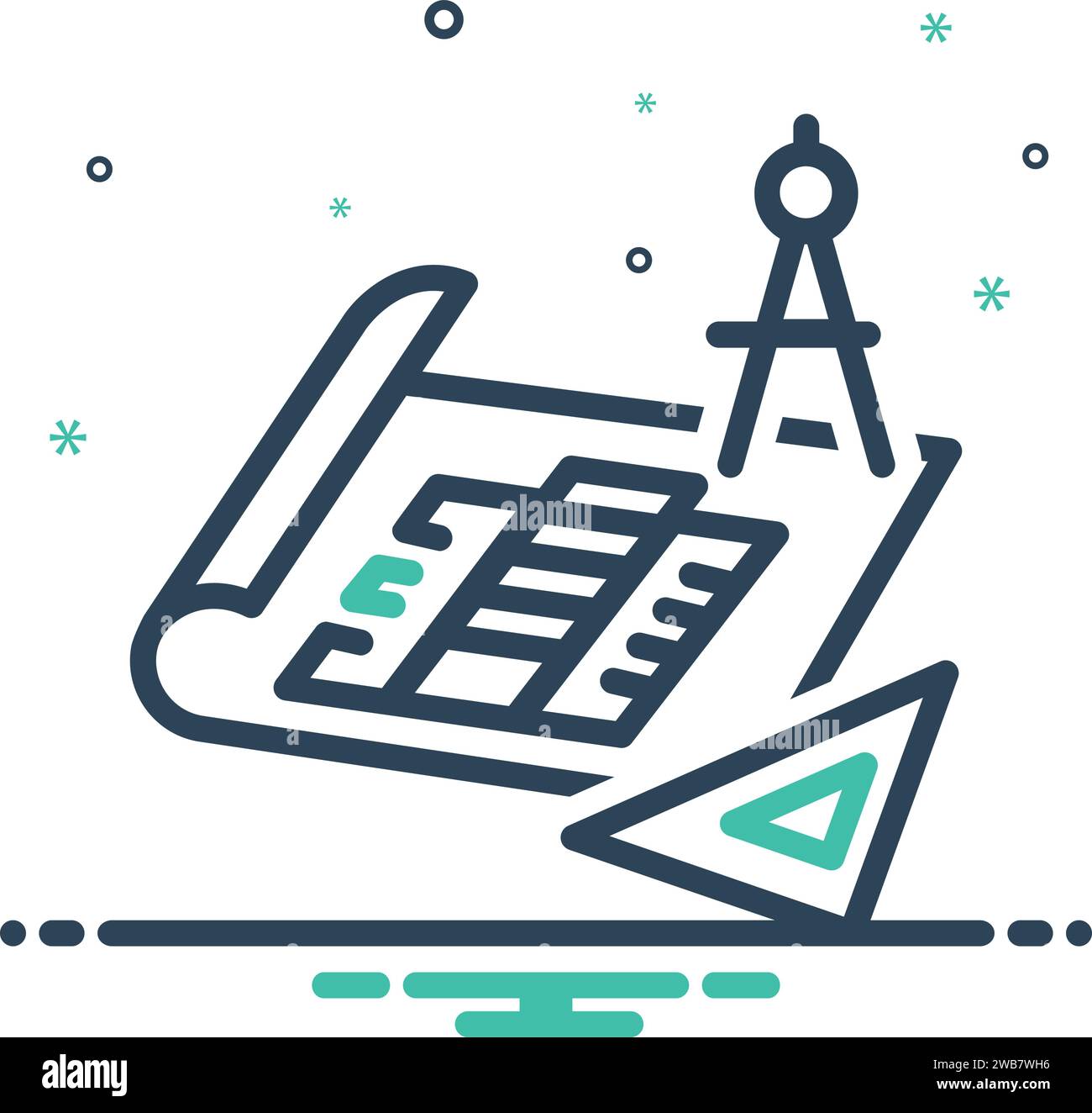 Icon for blueprints,architect Stock Vector Image & Art - Alamy