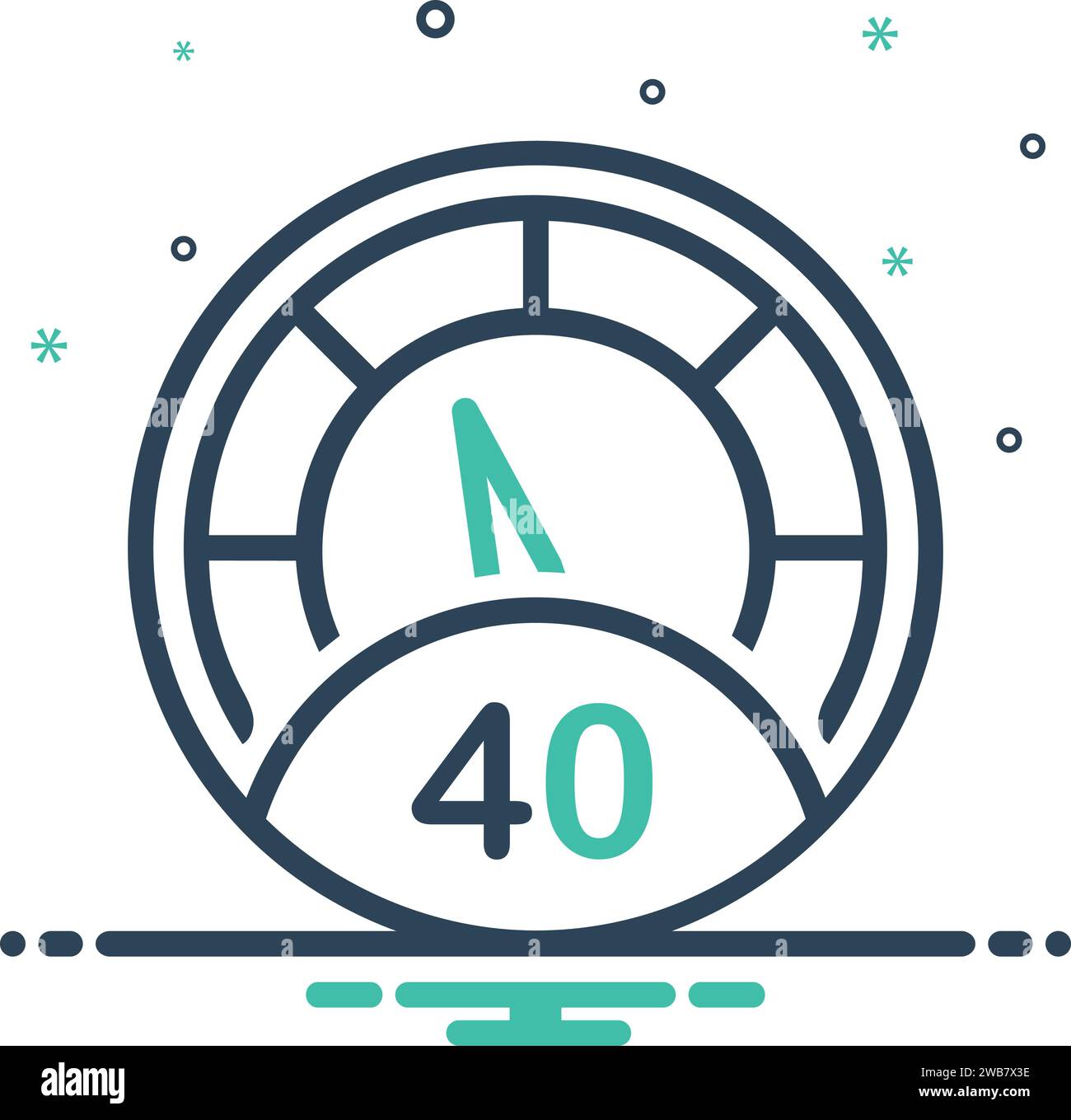 Icon for Meter,numerator Stock Vector Image & Art - Alamy