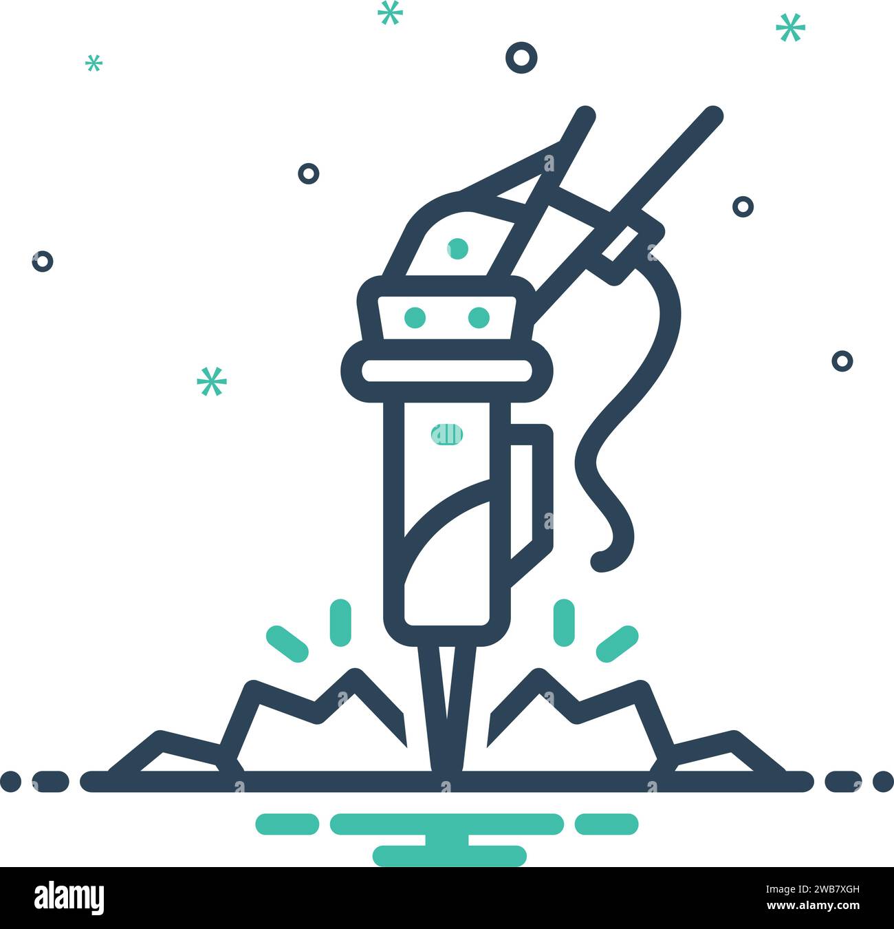 Icon for rock ,breaker Stock Vector Image & Art - Alamy