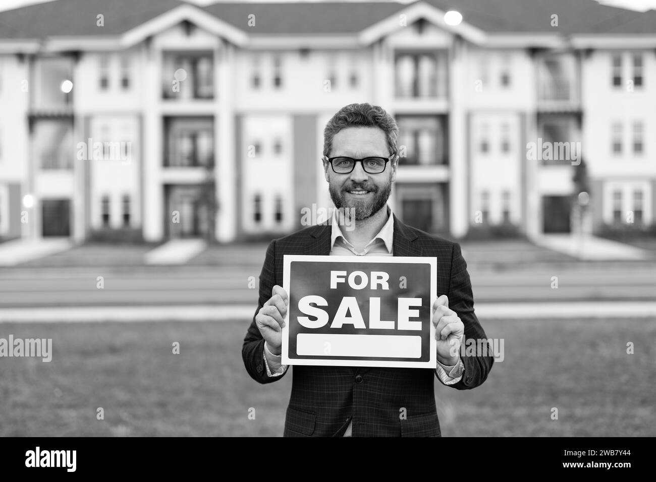 Realtor sales Black and White Stock Photos & Images - Alamy