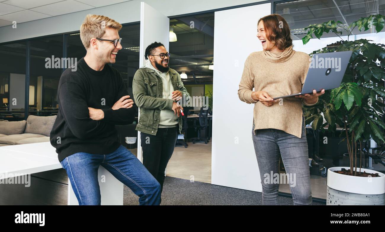 Diverse group of professionals collaborate, brainstorm, and strategize ...