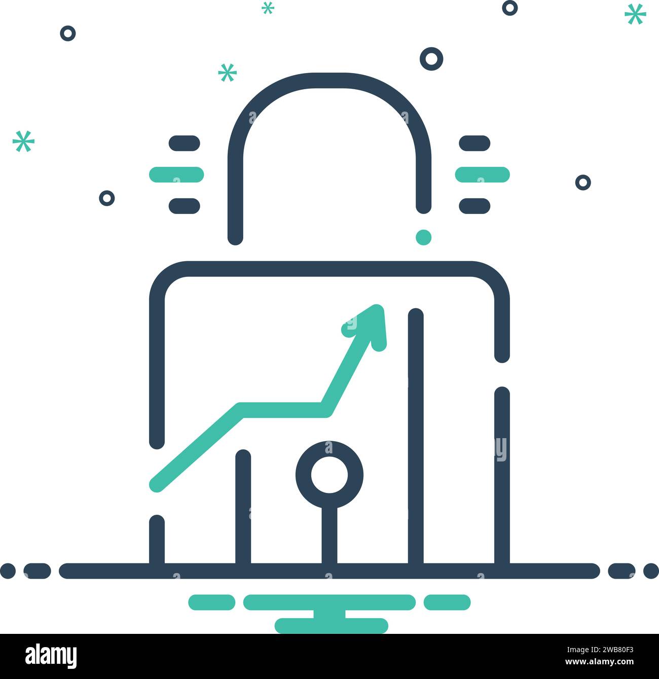 Icon for chart,security Stock Vector Image & Art - Alamy