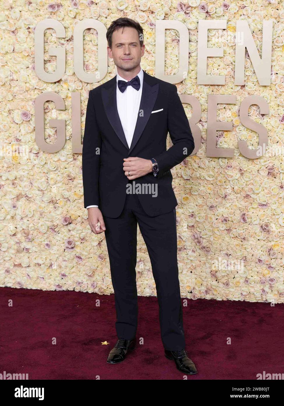 Los Angeles, USA. 07th Jan, 2024. Patrick J. Adams attends the arrivals ...