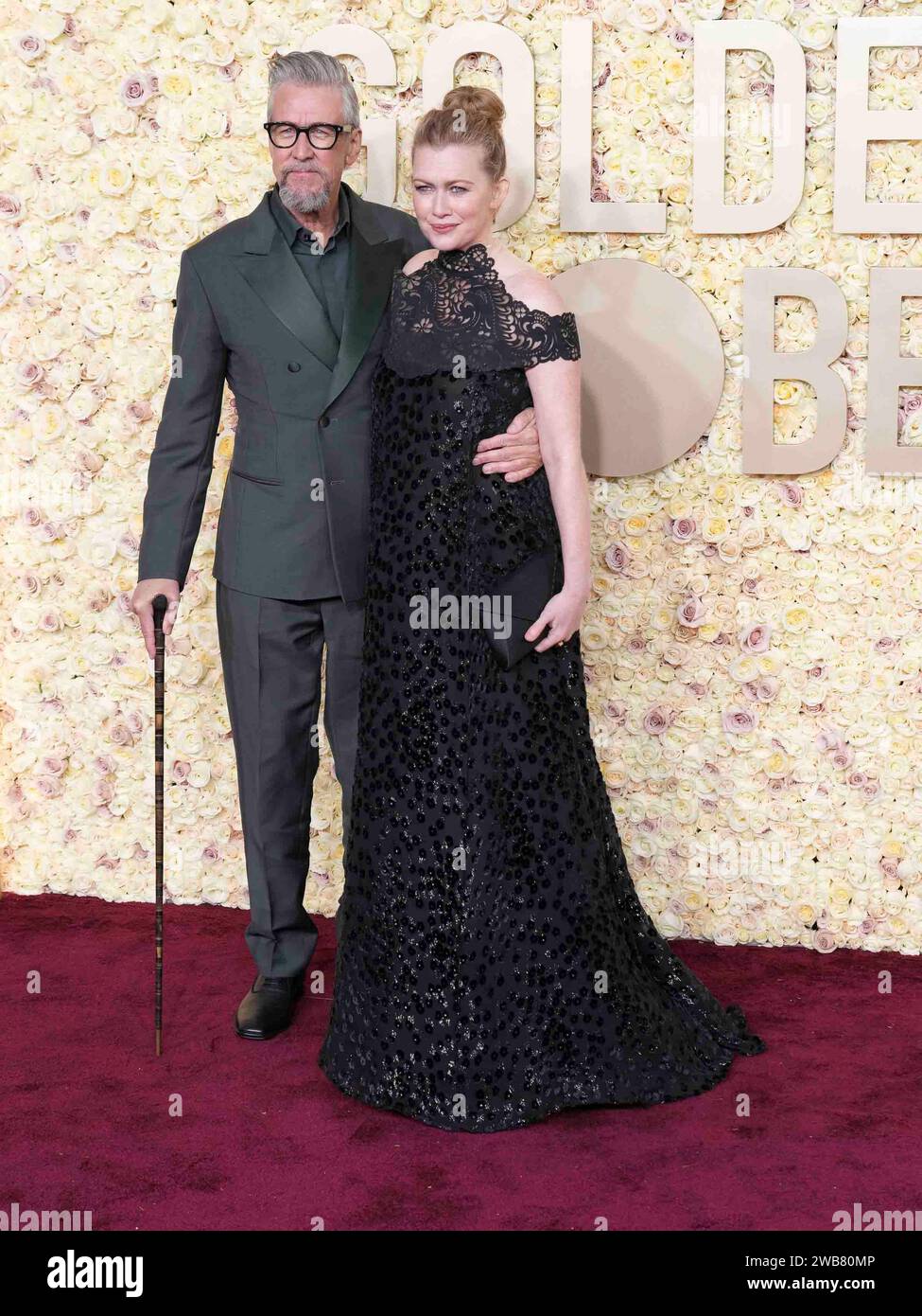 Los Angeles, USA. 07th Jan, 2024. Alan Ruck and Mireille Enos attend ...