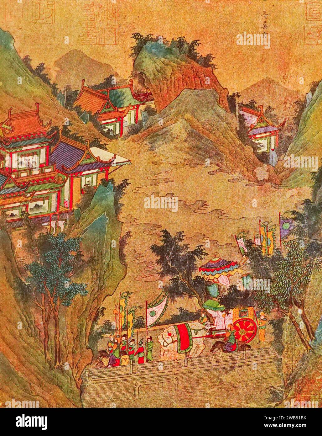 The Ch’ang Lo Palace, after Li Ssu-hsun. 310 x 254 mm. from Chinese art ...