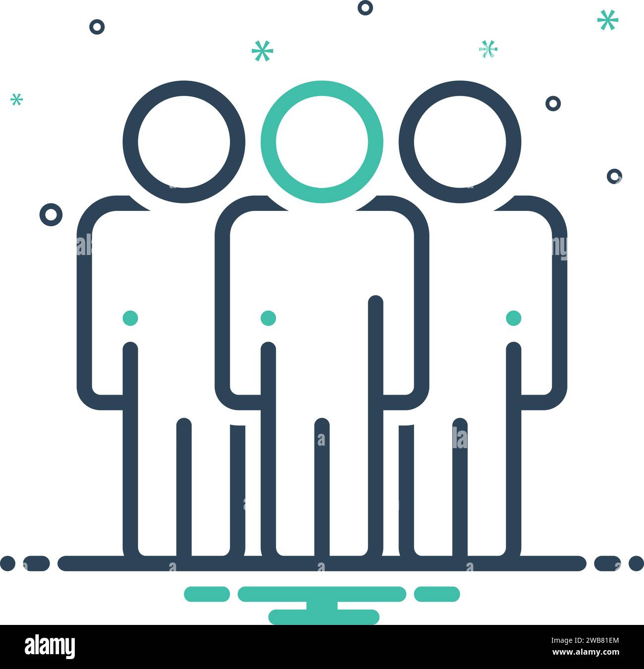 Company togetherness Stock Vector Images - Alamy