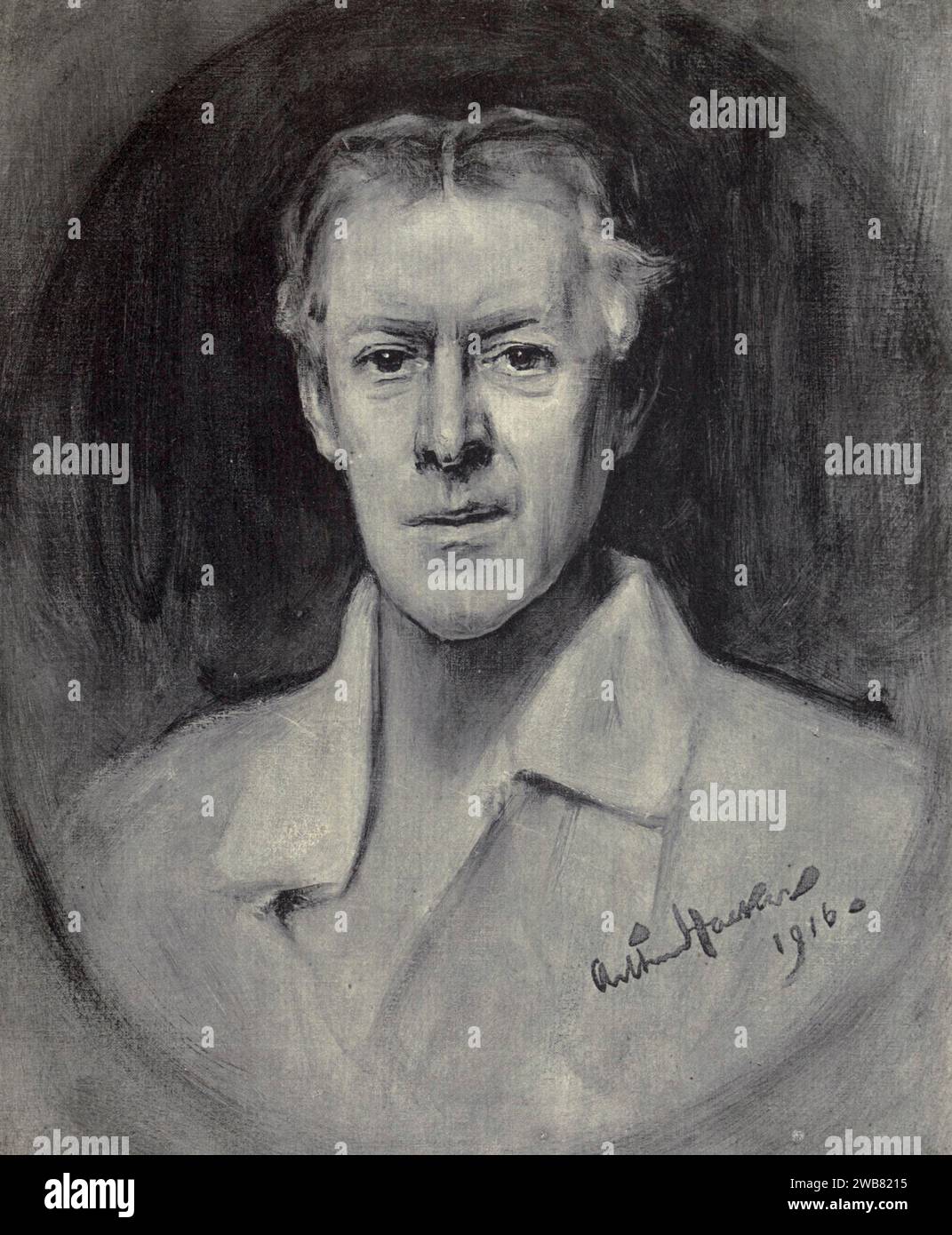 Portrait of Sir George Alexander by ARTHUR HACKER from A Tribute to the ...