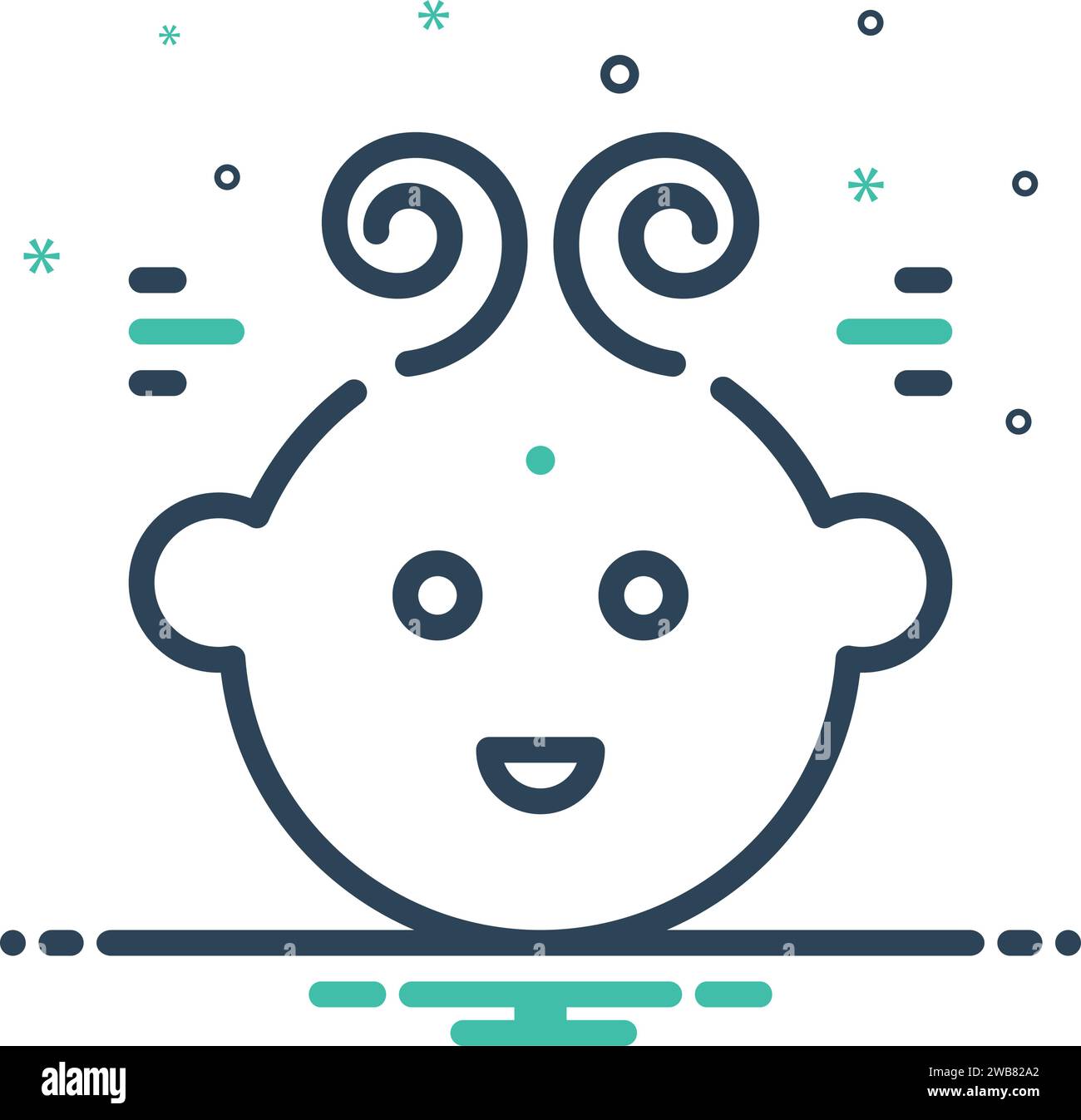 Bebe vector vectors Cut Out Stock Images & Pictures - Alamy