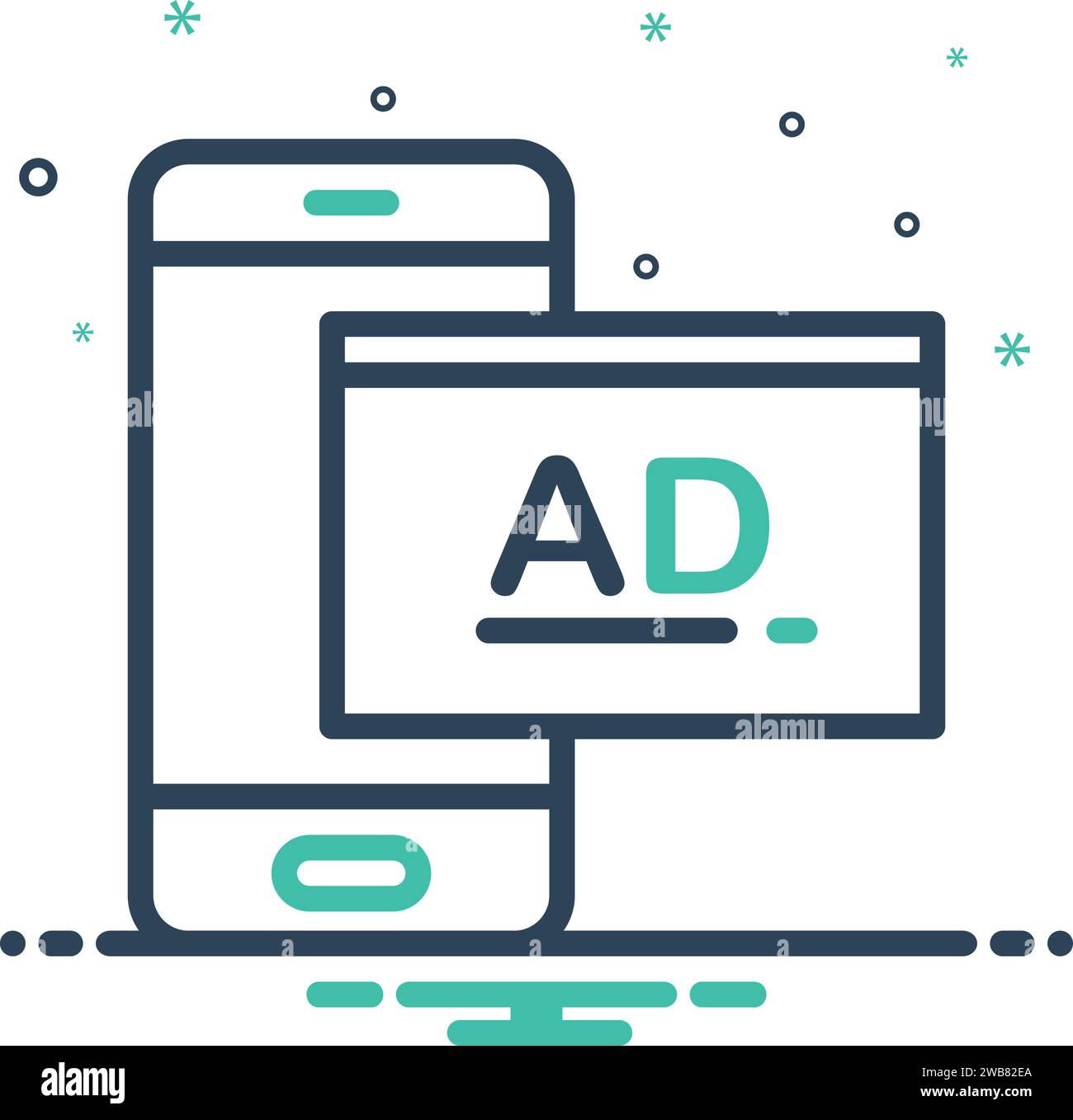 Icon for sponsored ,ads Stock Vector Image & Art - Alamy