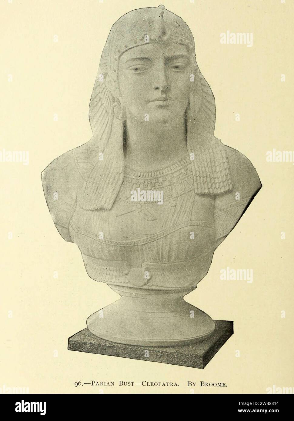 Parian Bust Cleopatra. By Broome Stock Photo - Alamy