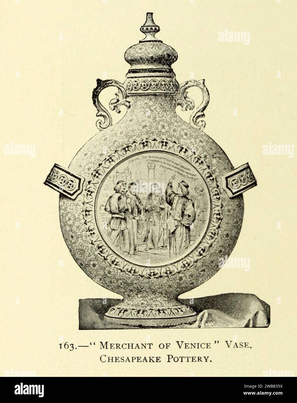 Merchant of Venice Vase. Chesapeake Pottery Stock Photo - Alamy