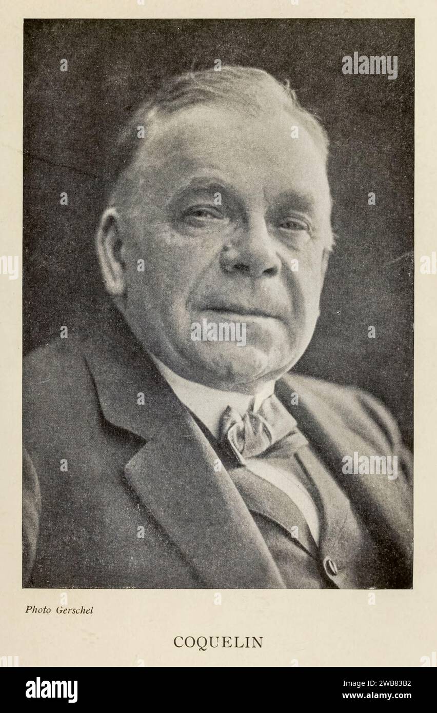 Portrait de benoit constant coquelin hi-res stock photography and ...