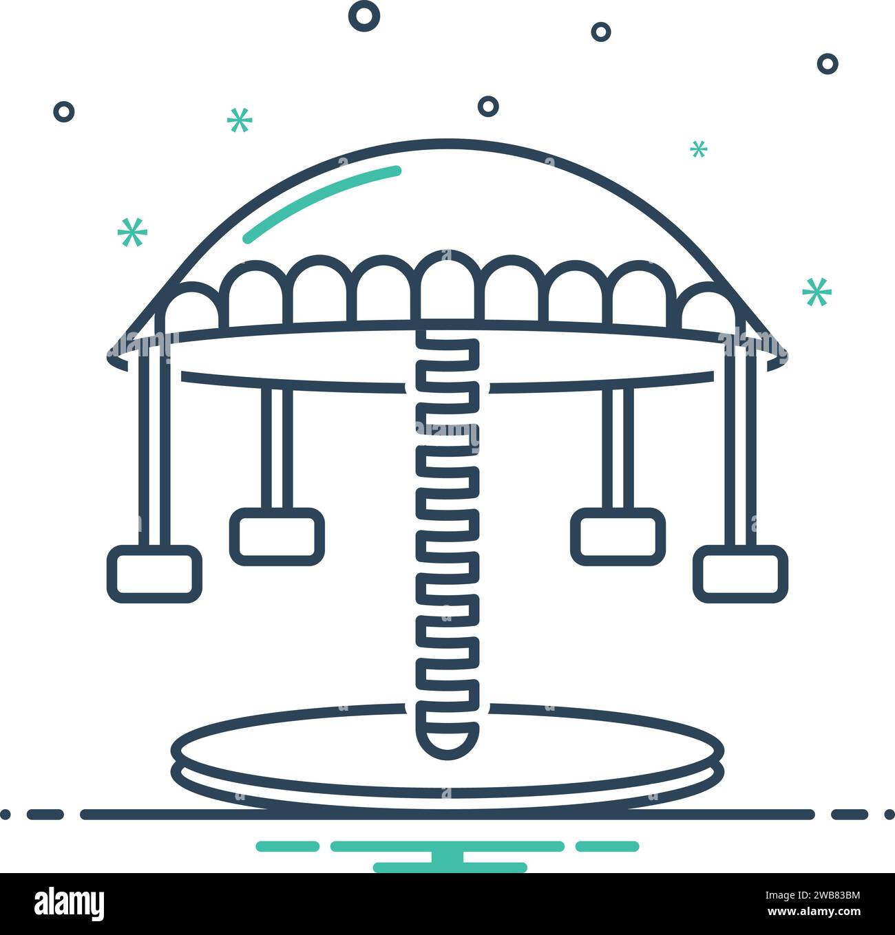 Icon for carousel ,amusement park Stock Vector Image & Art - Alamy