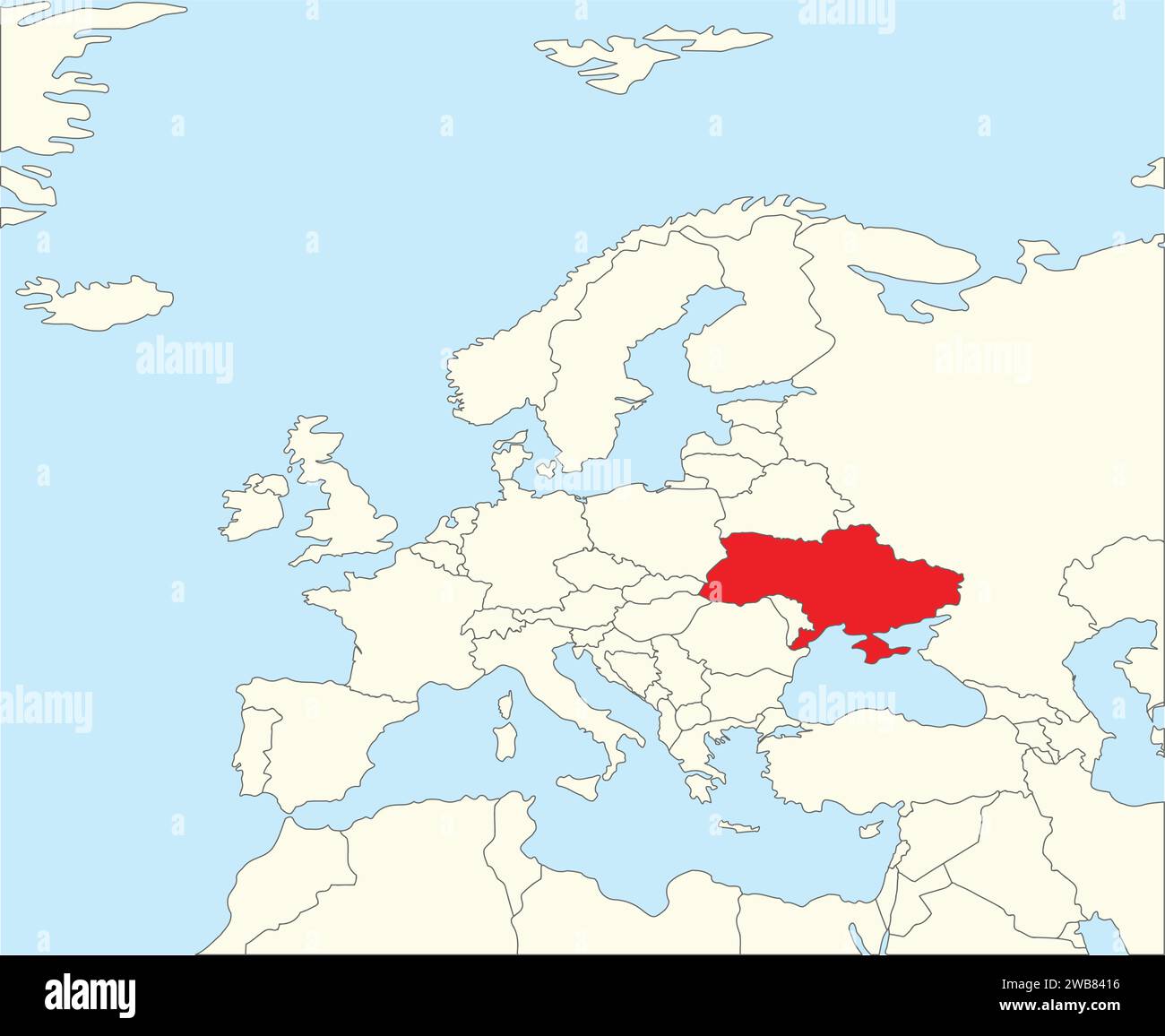 Location map of the UKRAINE, EUROPE Stock Vector Image & Art - Alamy