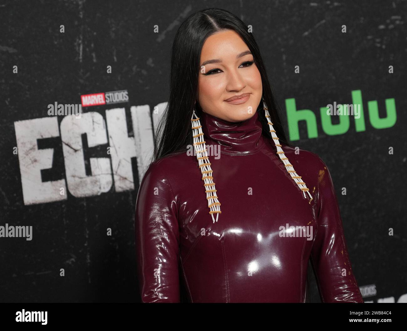 Los Angeles, USA. 10th Dec, 2023. Dannie McCallum arrives at the Marvel Studios ECHO Launch ...