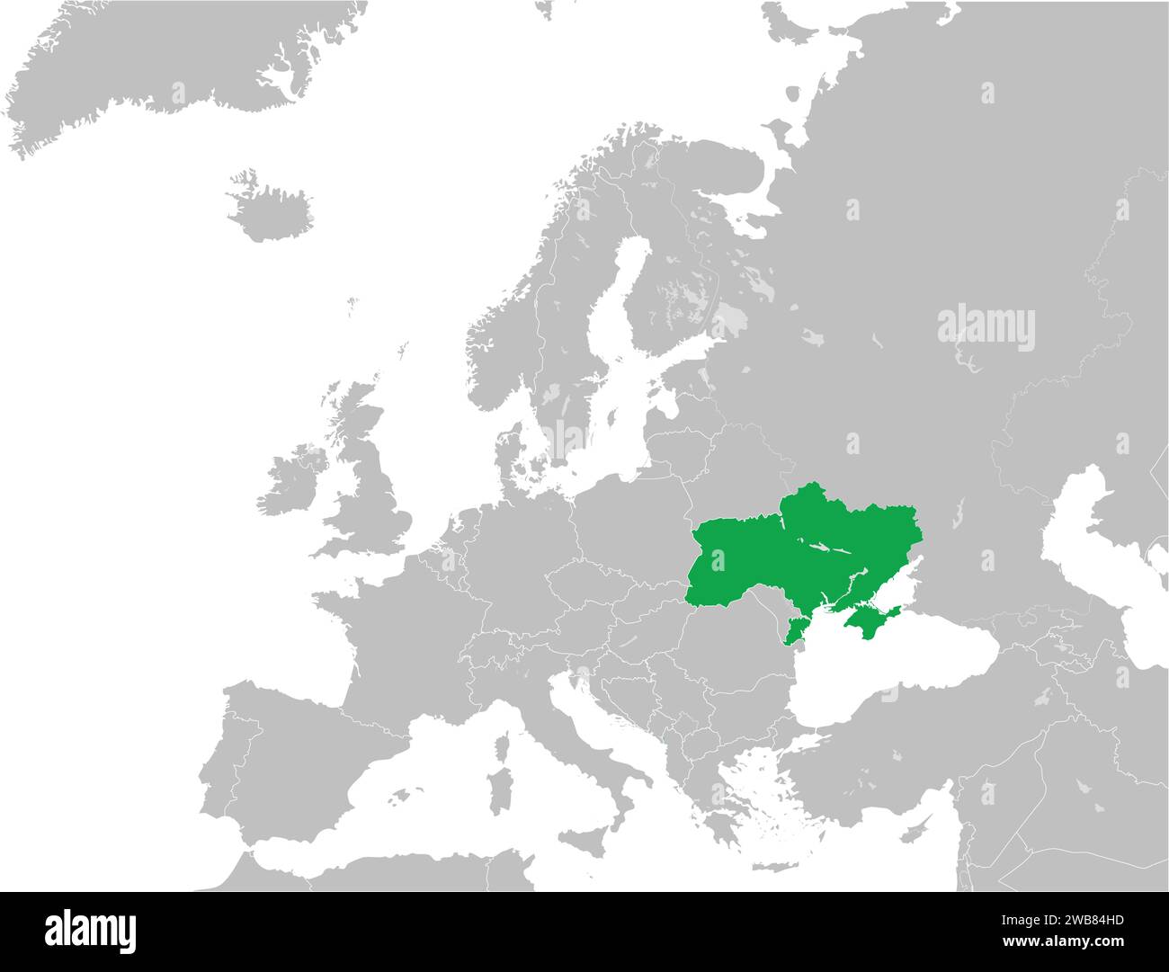 Location map of the UKRAINE, EUROPE Stock Vector Image & Art - Alamy