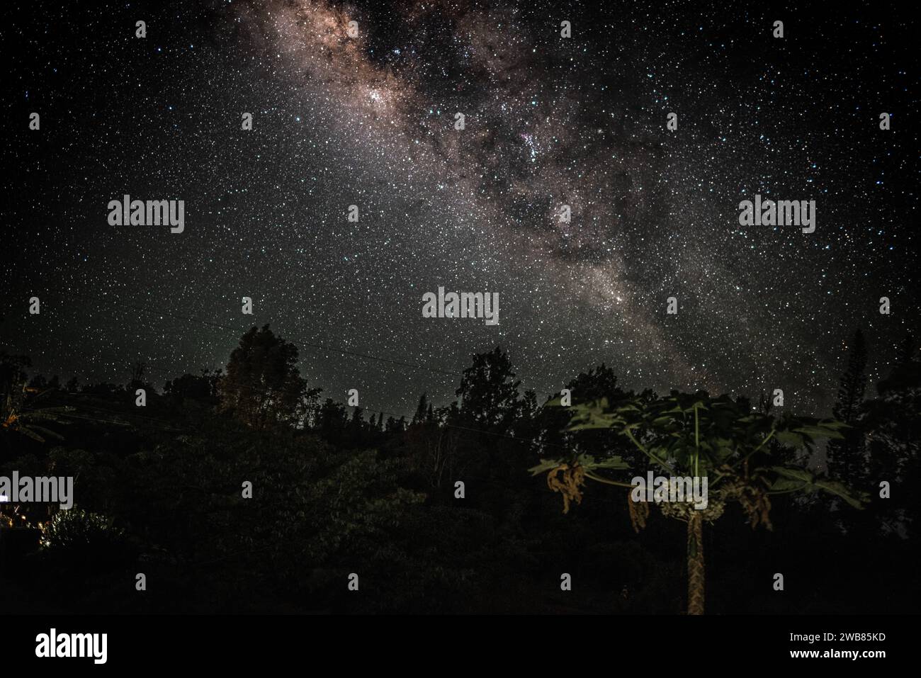 stars on Big Island Hawaii Stock Photo - Alamy