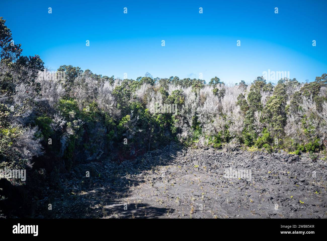 Big Island Hawaii, chain of craters road Stock Photo - Alamy