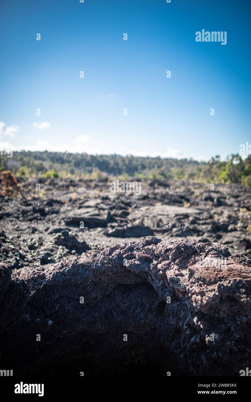Big Island Hawaii, chain of craters road Stock Photo - Alamy
