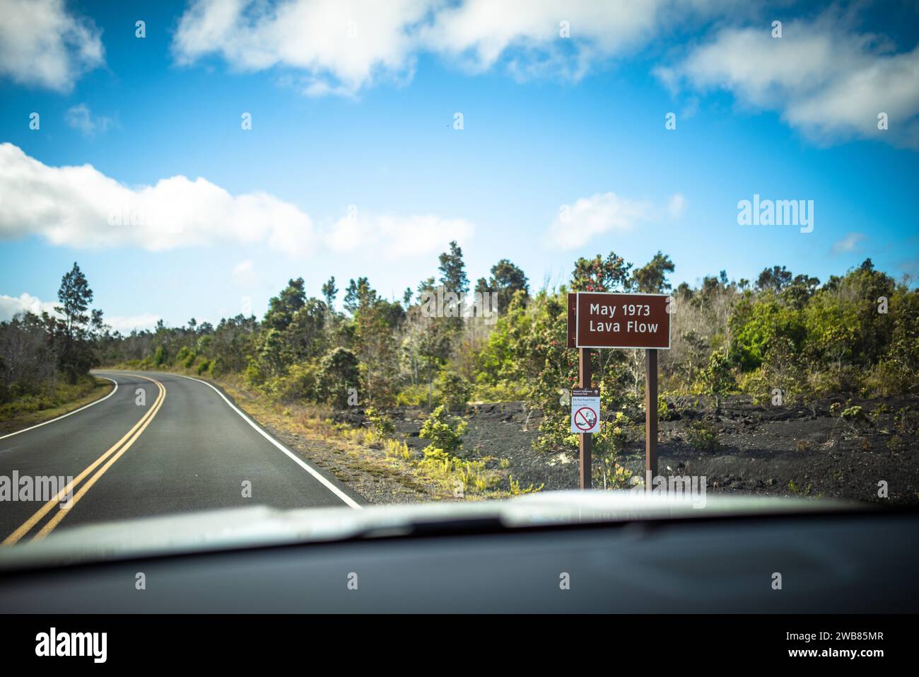Big Island Hawaii, chain of craters road Stock Photo - Alamy