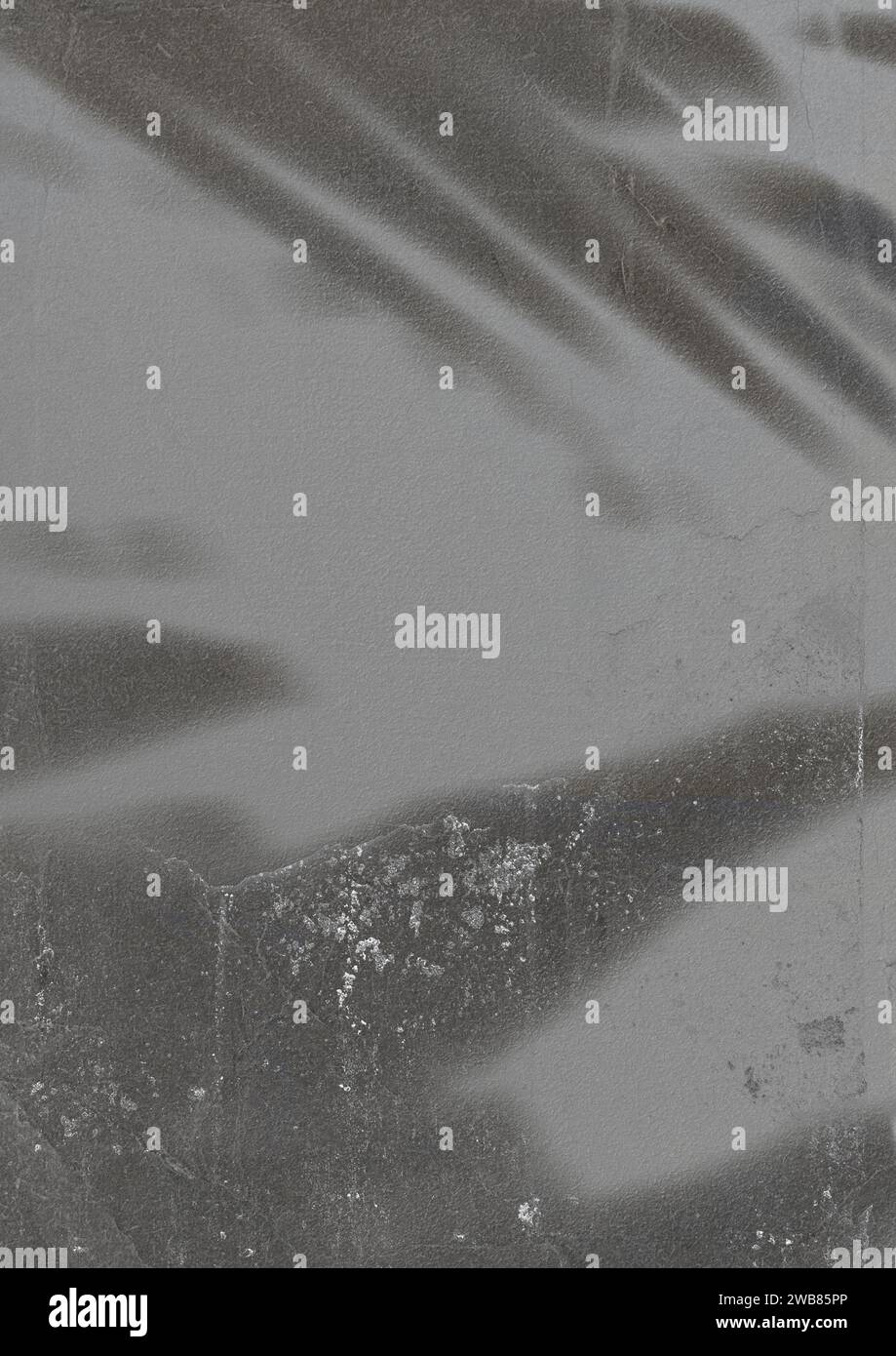 gray concrete wall background texture with plaster and shadow, grunge ...
