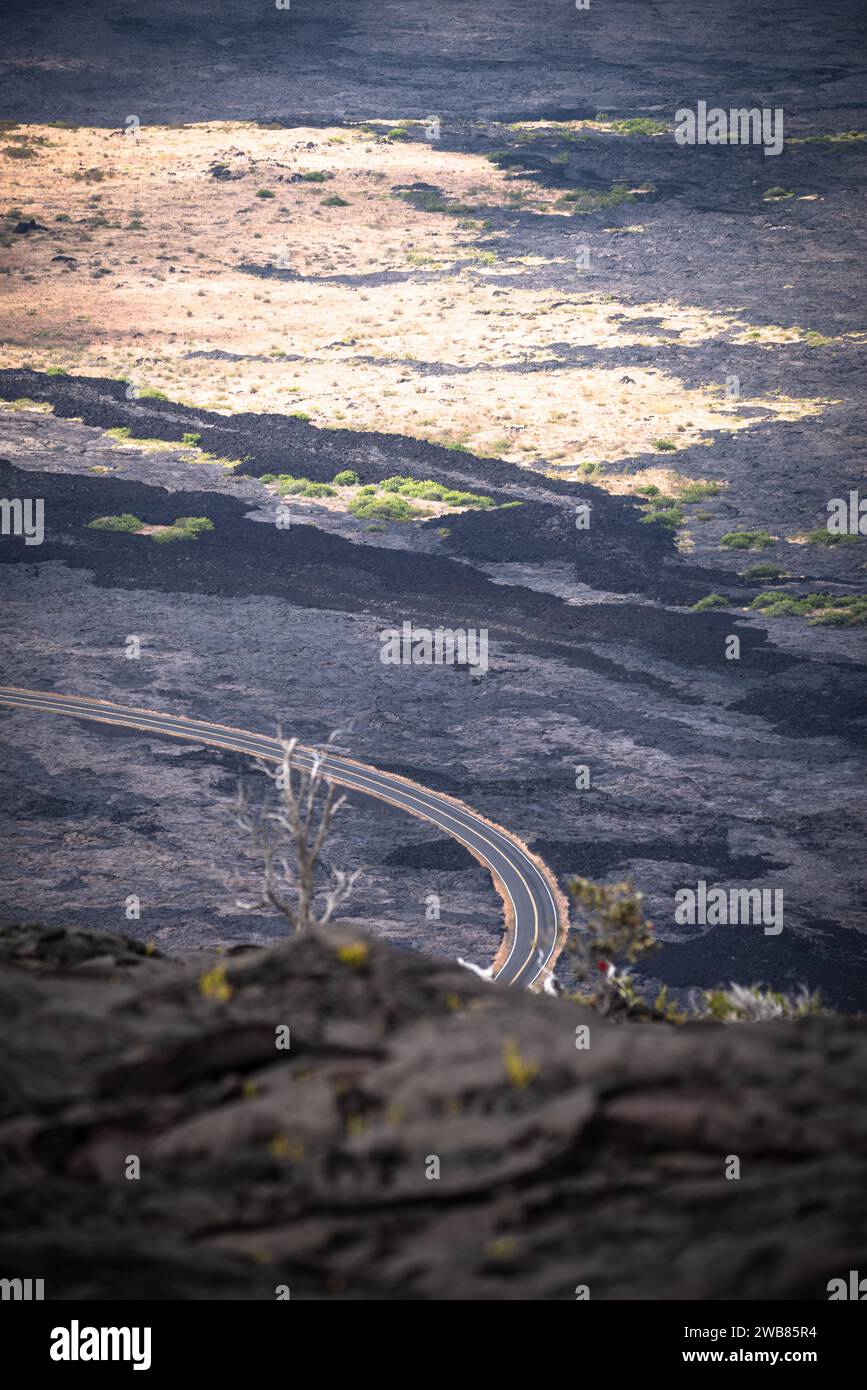 Big Island Hawaii, chain of craters road Stock Photo - Alamy