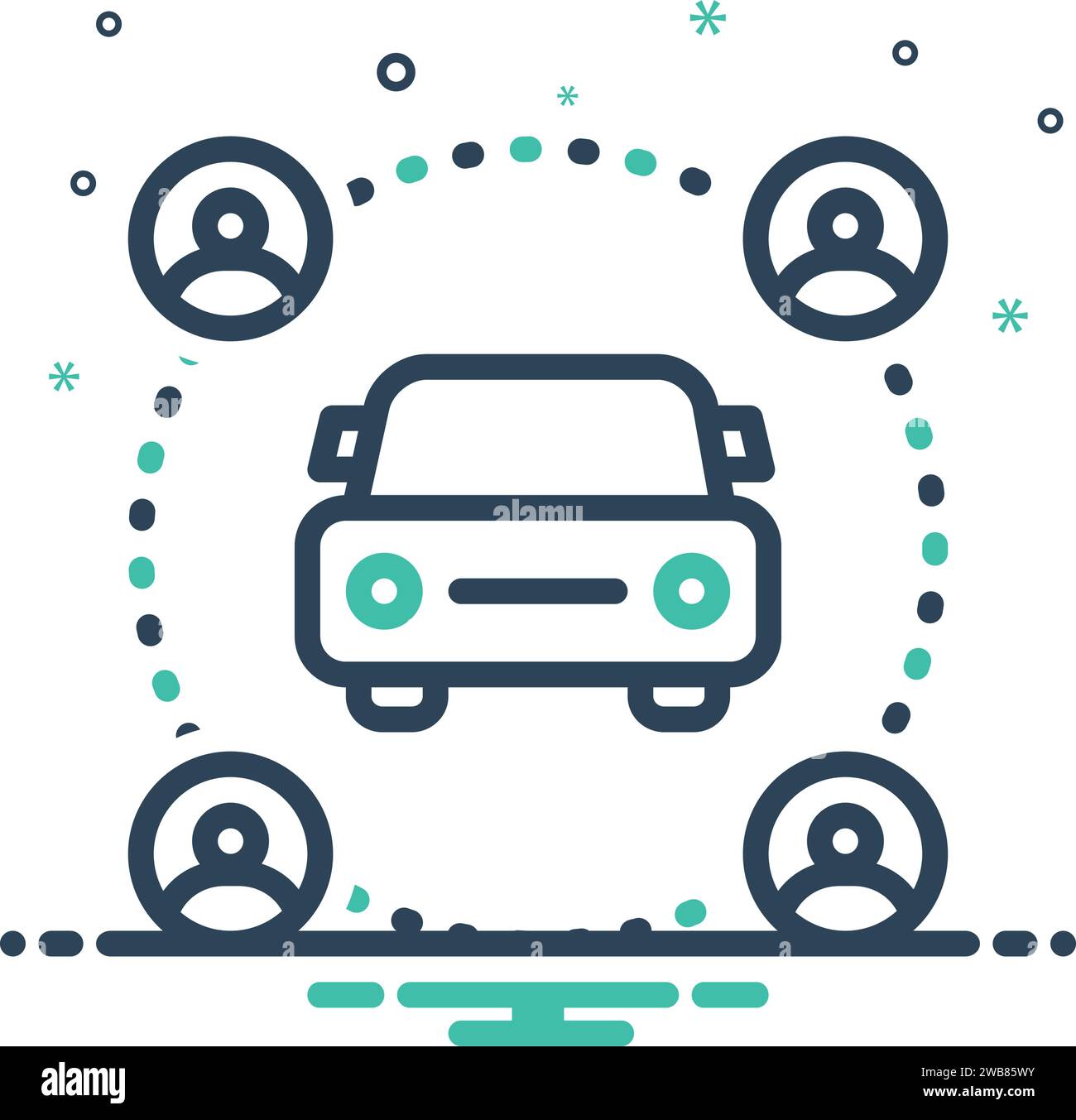 Icon for carsharing,ride Stock Vector Image & Art - Alamy