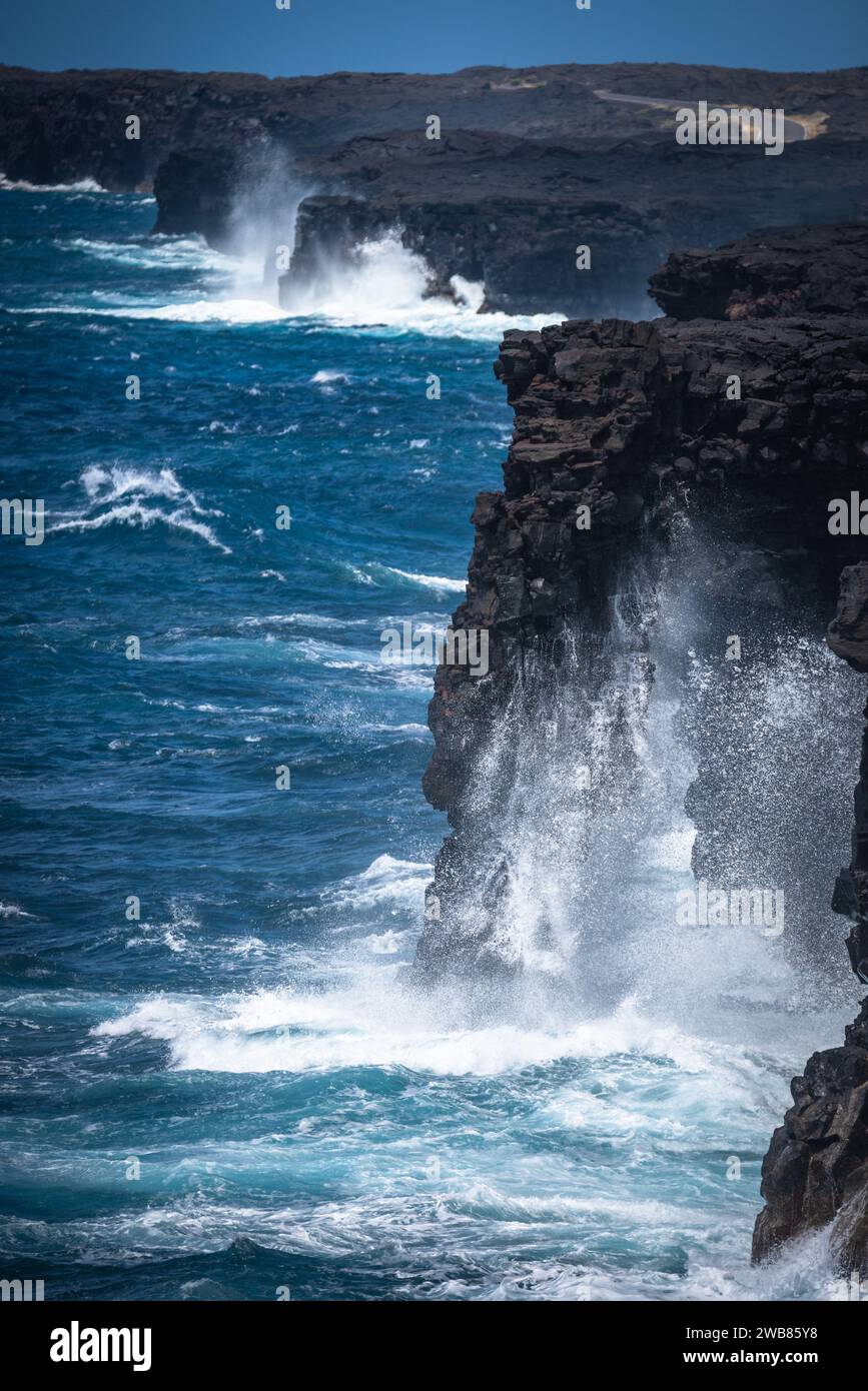 Big Island Hawaii, chain of craters road Stock Photo - Alamy
