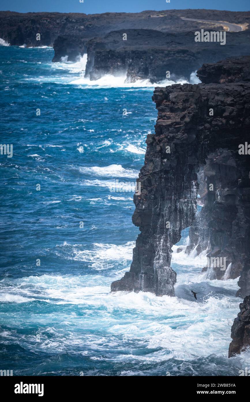 Big Island Hawaii, chain of craters road Stock Photo - Alamy